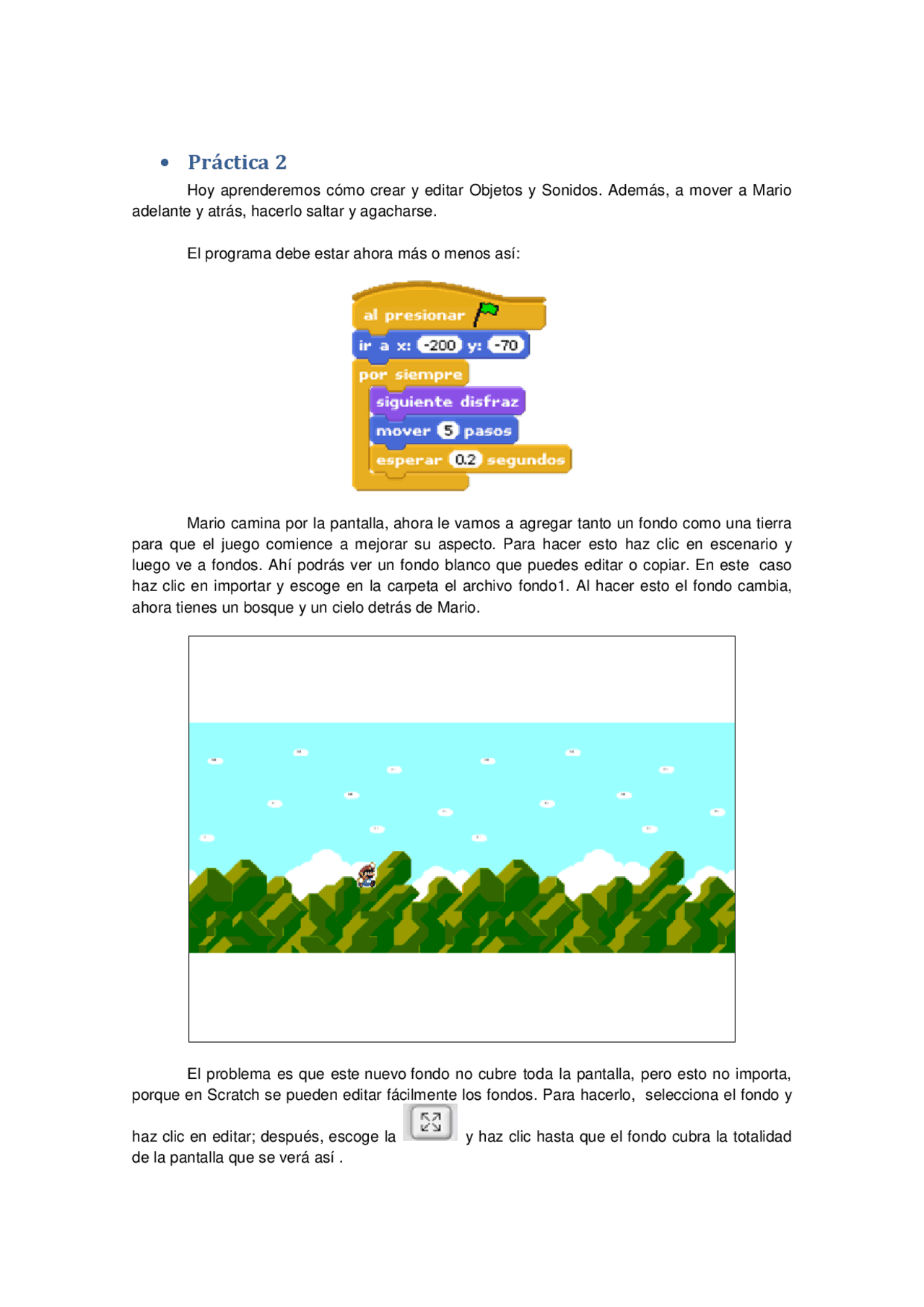 Prácticas Scratch 4º Eso España Assignments Technology Docsity