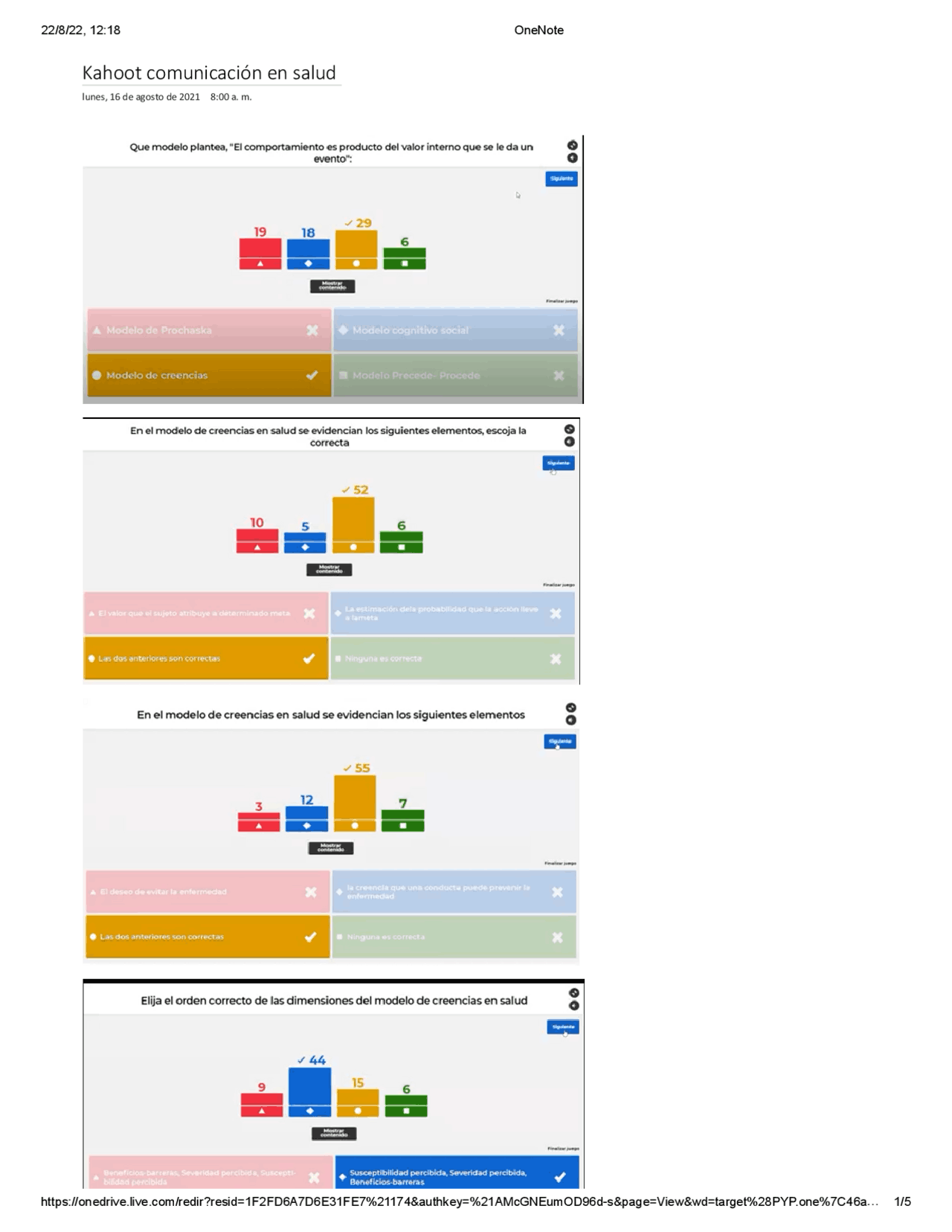 Pyp kahoot cartas y modelo de salud | Schemes and Mind Maps Mechanics ...