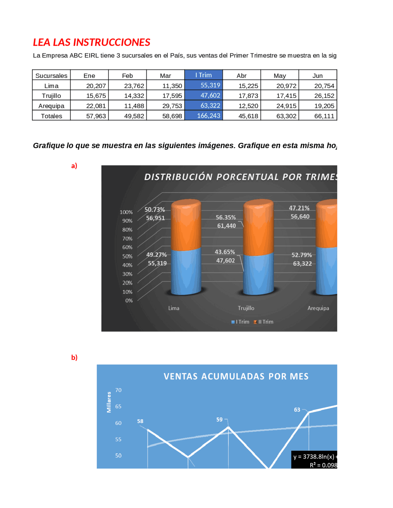 Mapa mental y ejercicios en Excel | Diapositivas de Contabilidad | Docsity