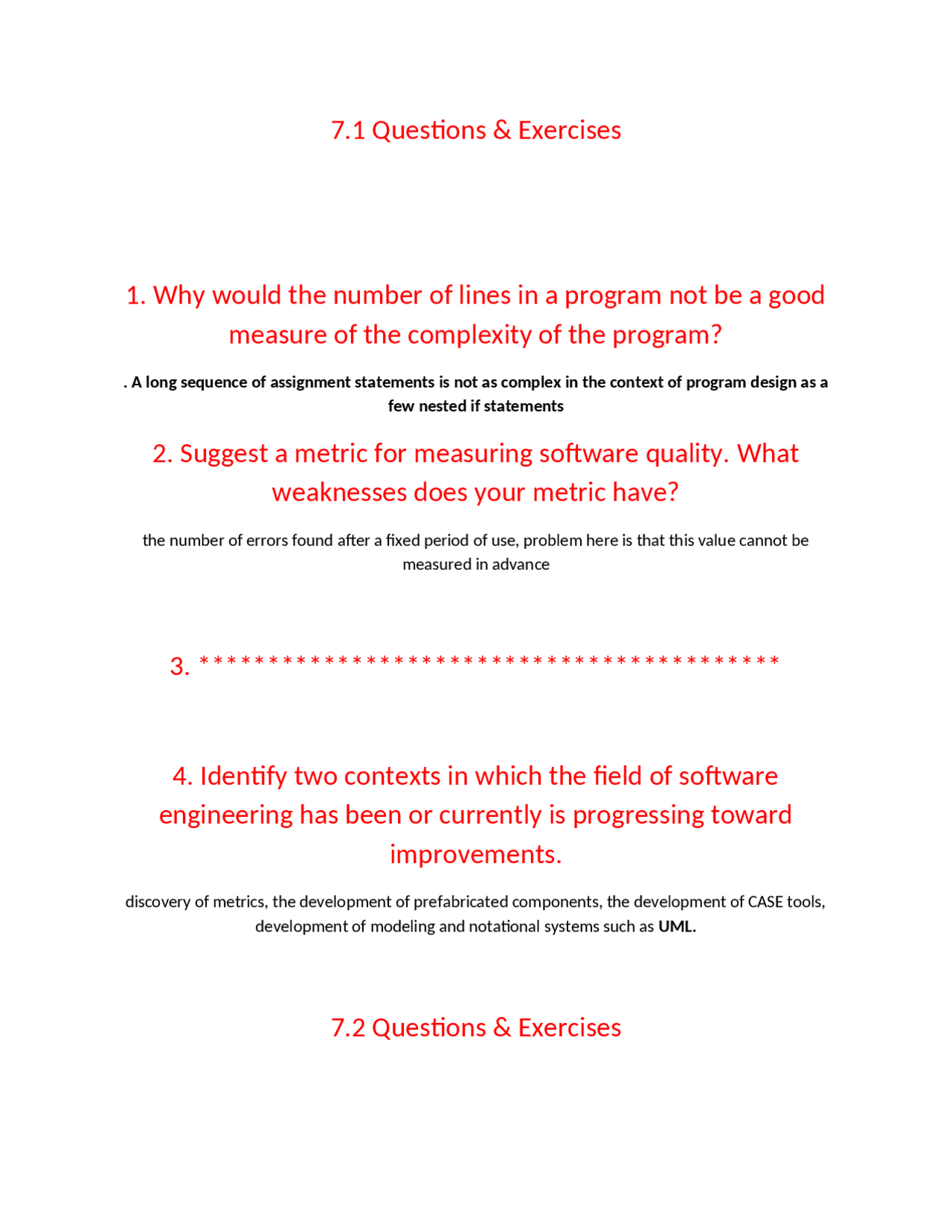 Introduction To Software Engineering C Language Coding Exercises