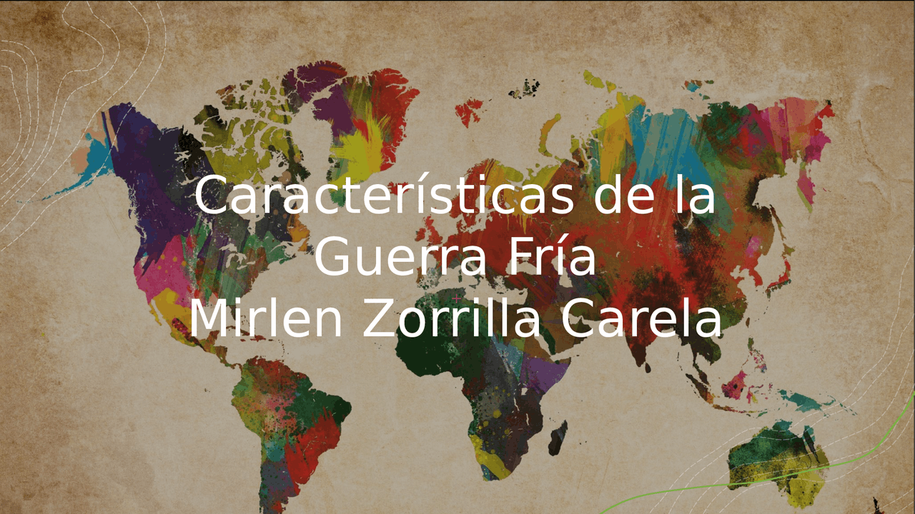 La Guerra Fría fue un período marcado por un conflicto político-ideológico | Esquemas y mapas ...
