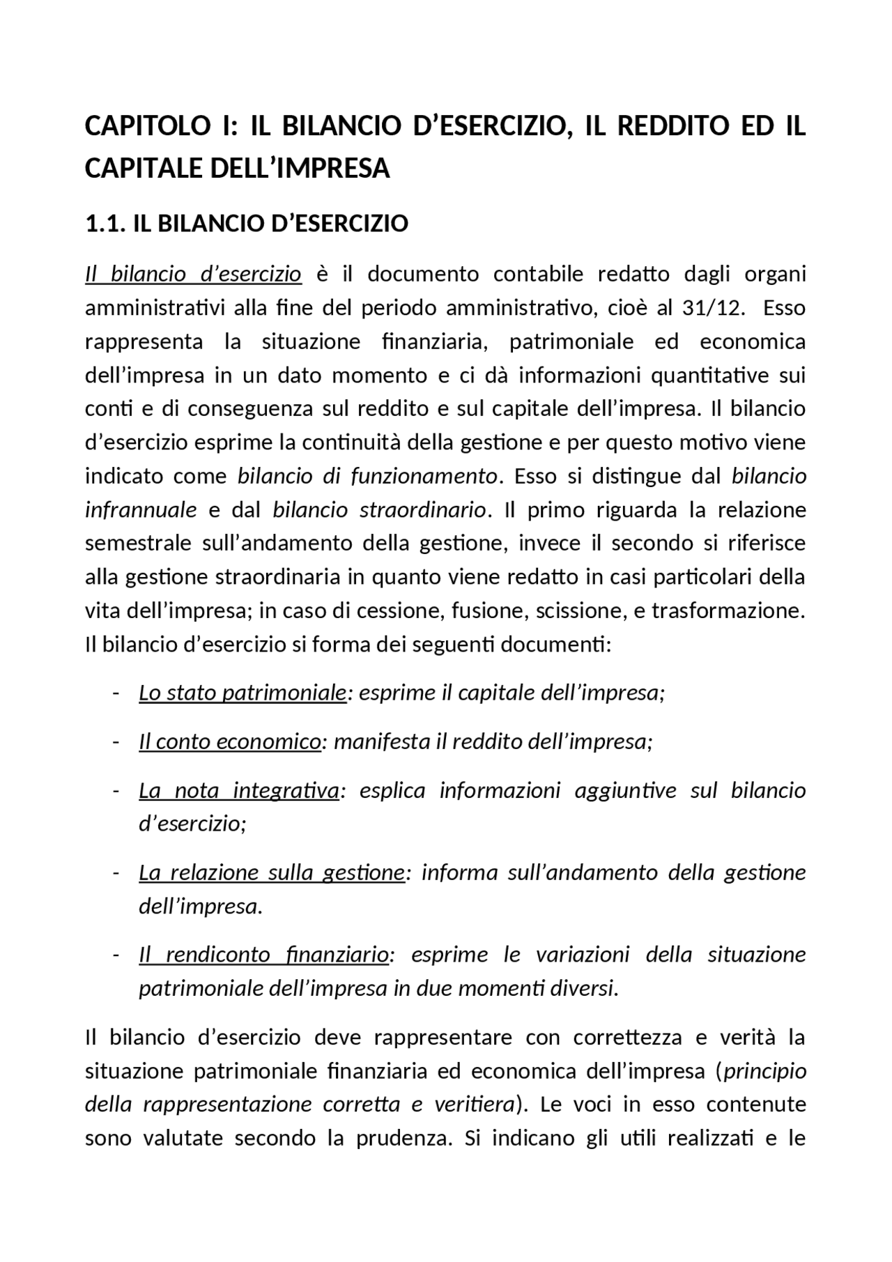 Elementi Di Base Di Ragioneria Applicata Appunti Di Ragioneria