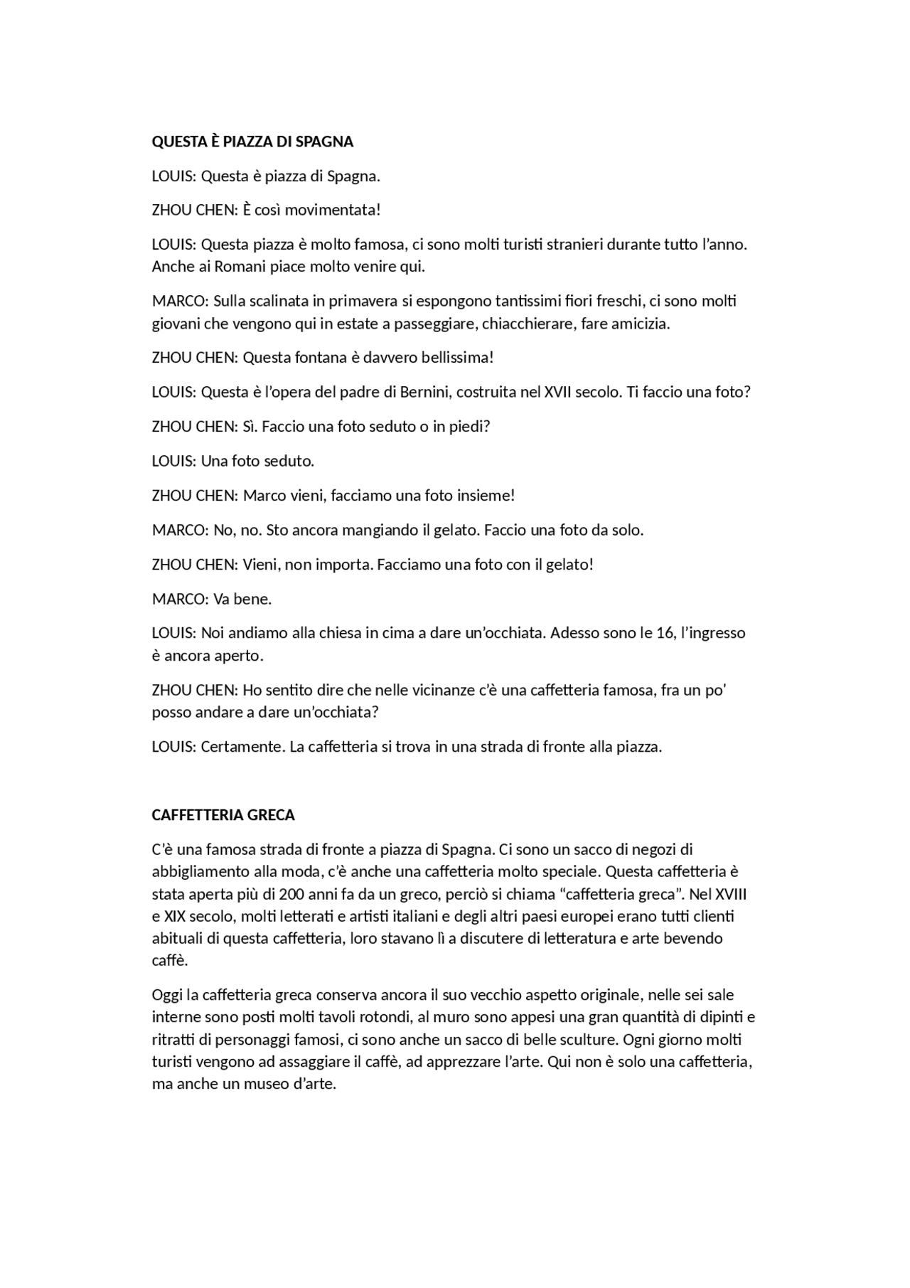 Traduzione Lezione 5 Appunti Di Lingua Cinese Docsity