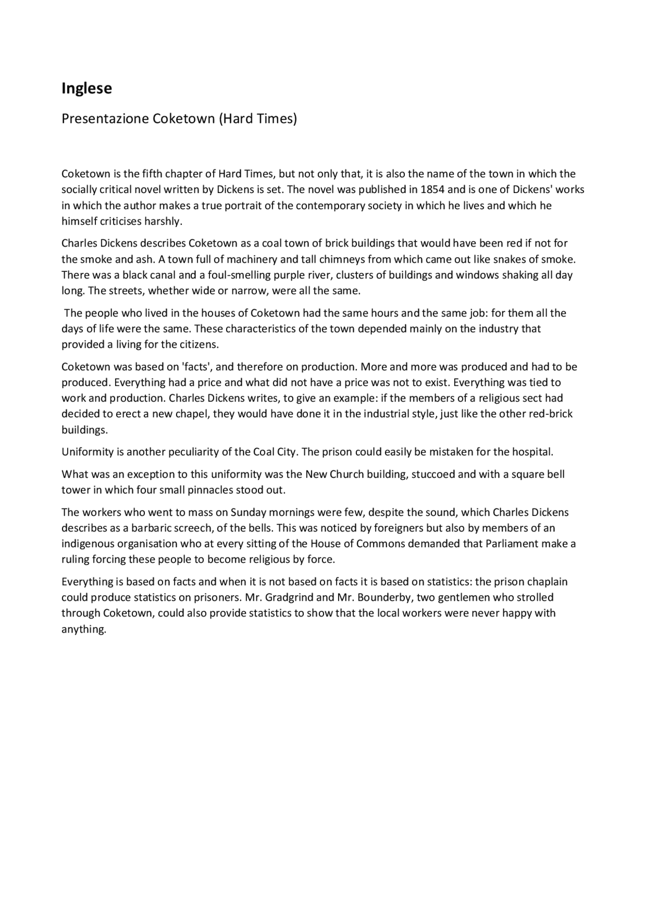 Presentazione Coketown (Hard Times). | Guide, Progetti e Ricerche di ...