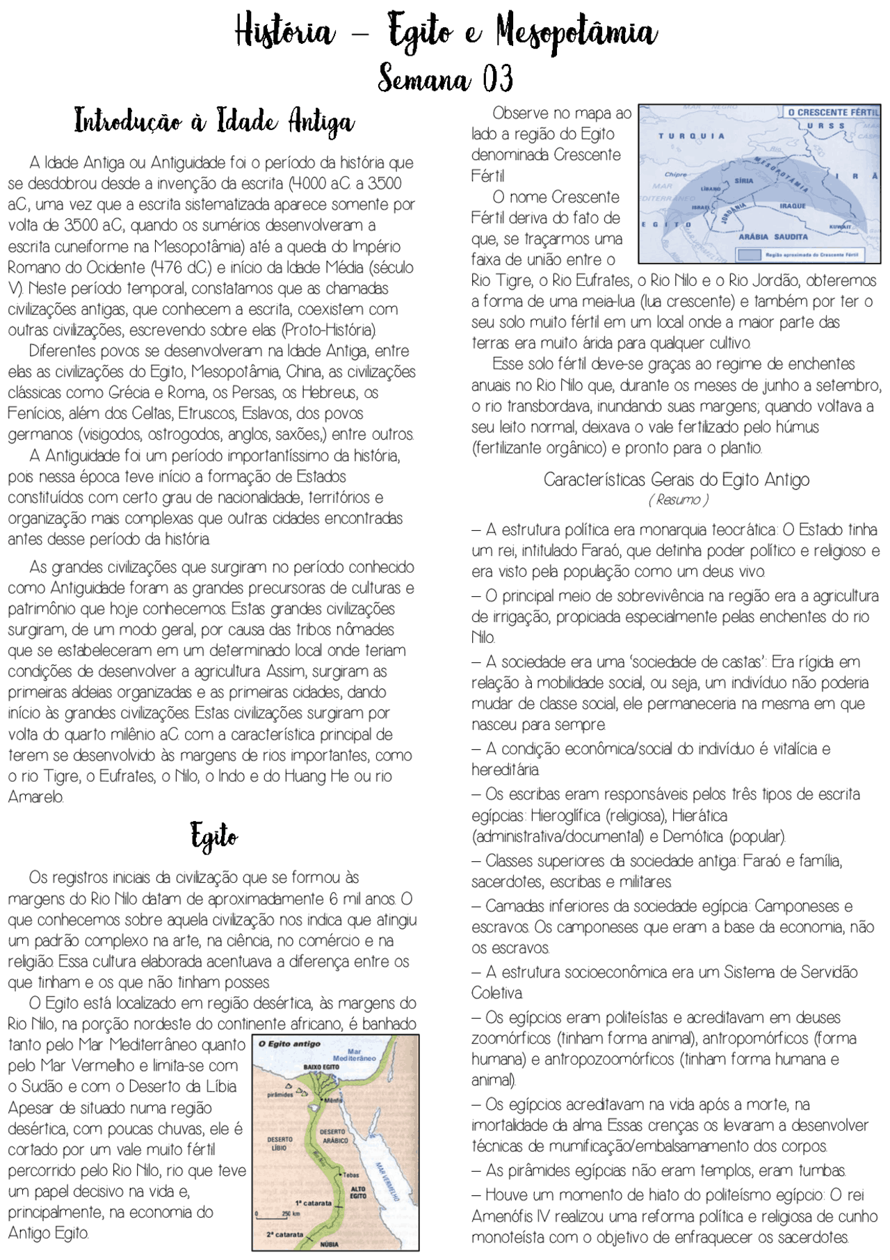 The Ancient Age: Civilizations and Characteristics | Study notes ...