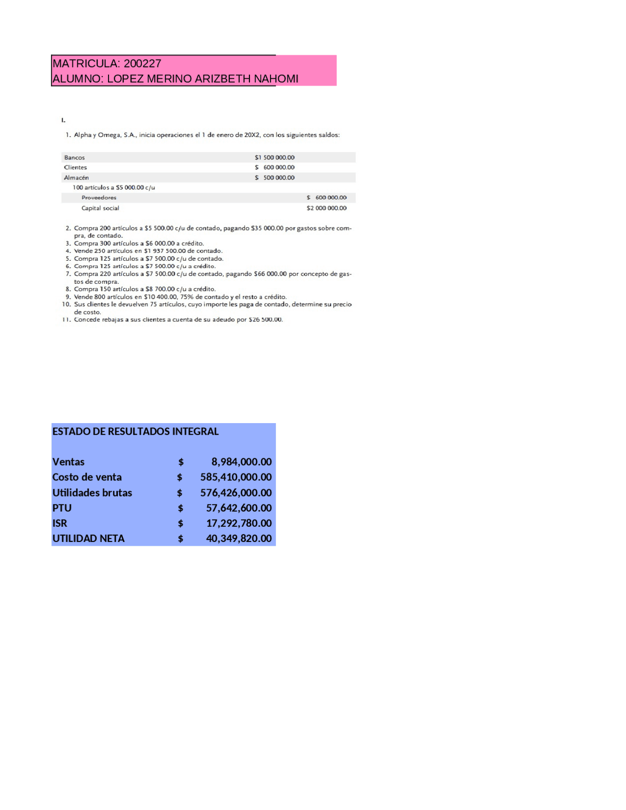 Costo Promedio Peps Ueps Ejercicios De Contabilidad Docsity
