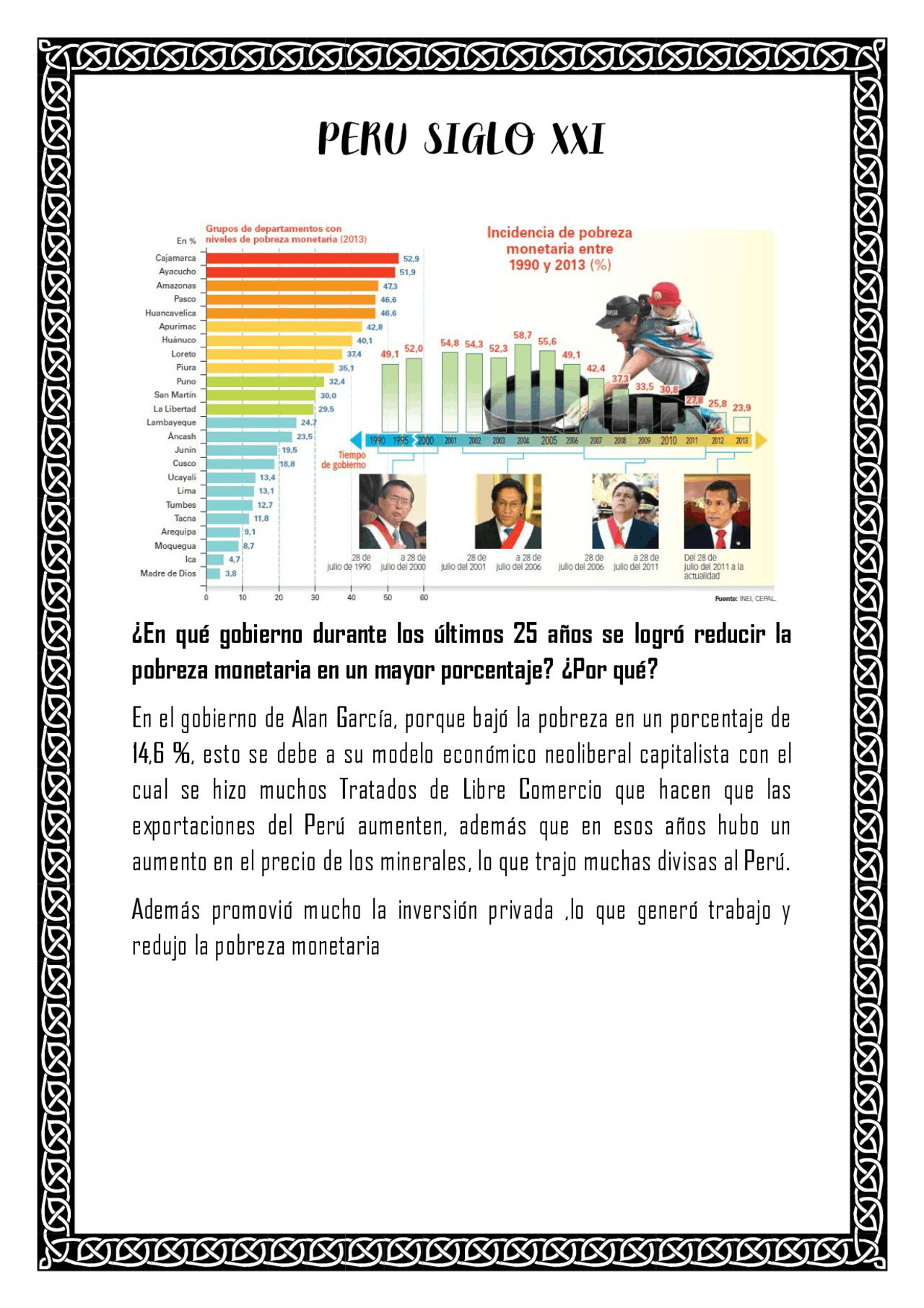 Peru En El Siglo Xxi Resumos De História Docsity