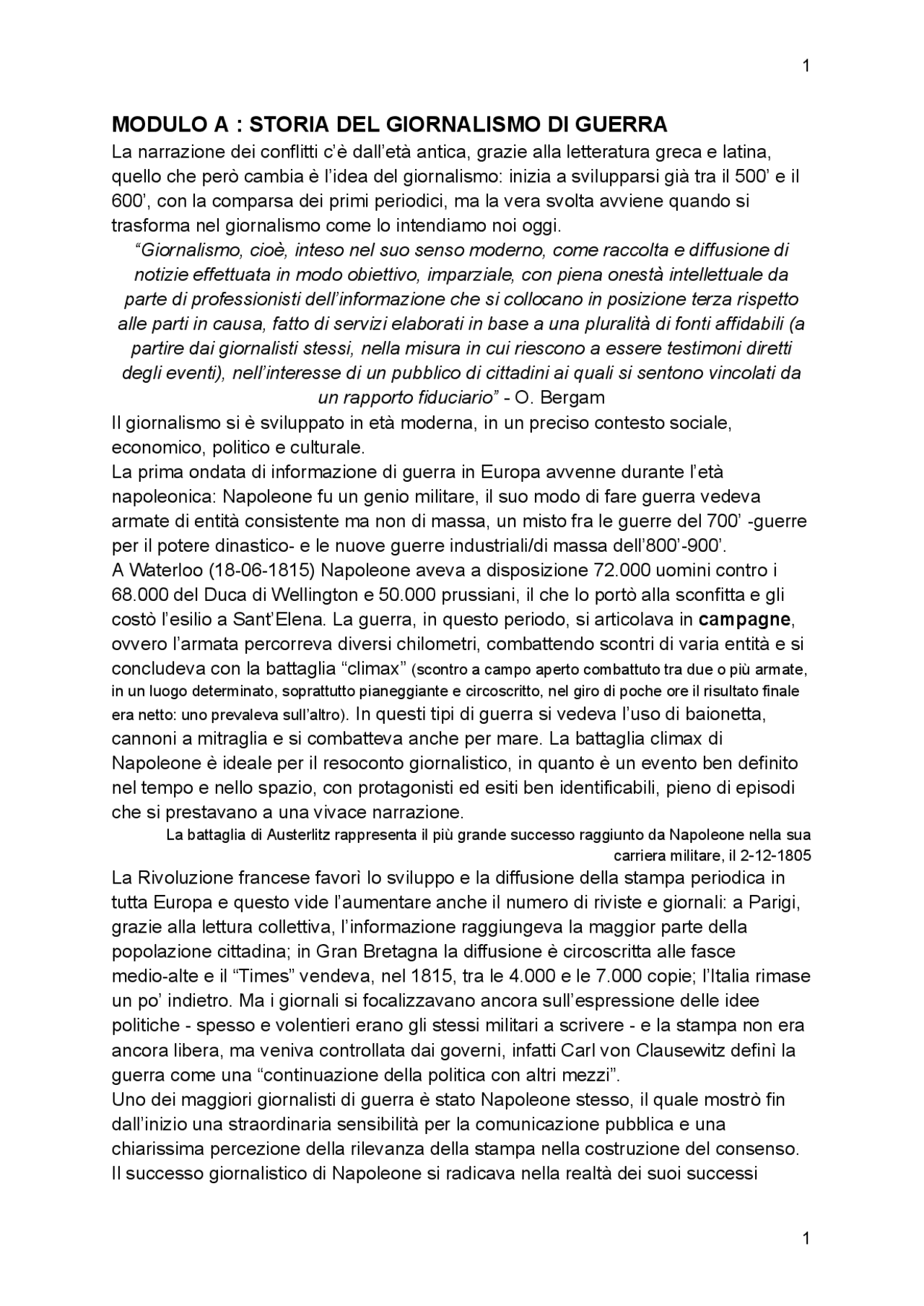Storia Sociale Della Comunicazione Modulo A Appunti Di Storia