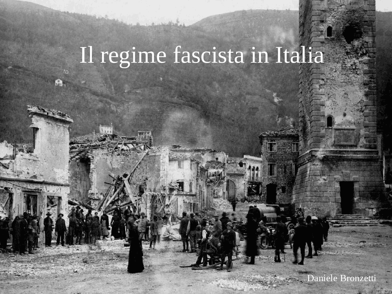 Ppt Sul Fascismo E Mussolini Slide Di Storia Docsity