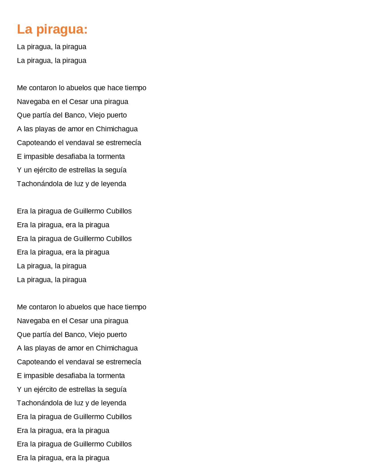 Letra La Piragua Dimension Latina Dimensión Latina Apple Music
