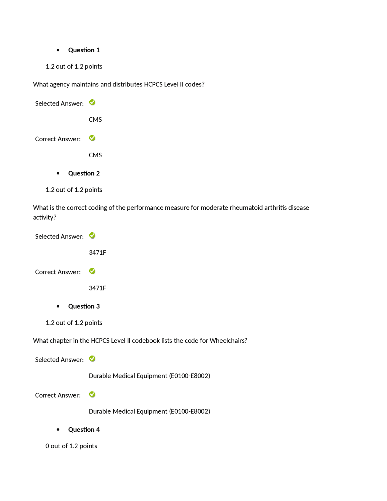 Medical Coding Mock Exam Questions And Answers Exams Nursing Docsity