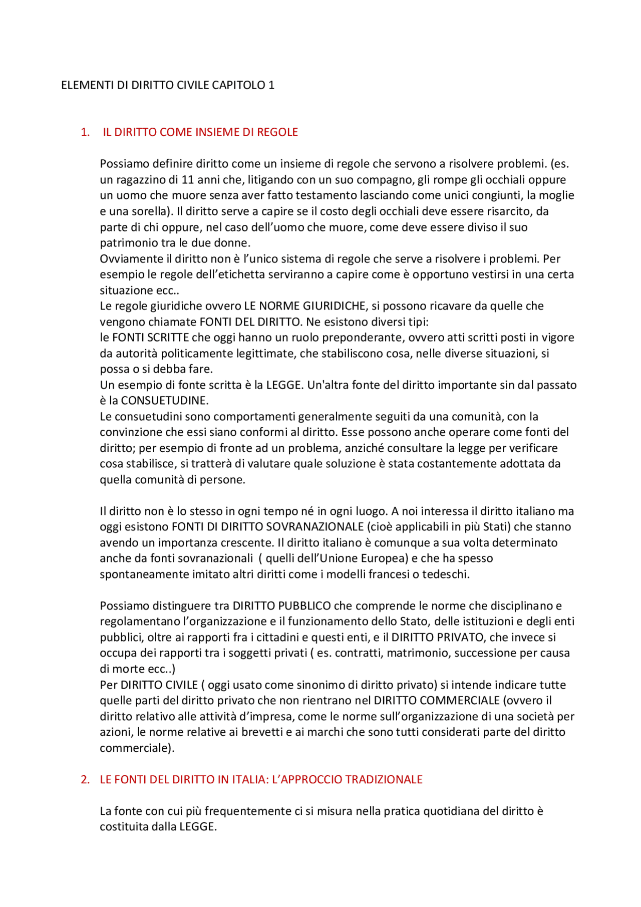 Riassunto Libro Diritto Civile Libro Rosso Schemi E Mappe