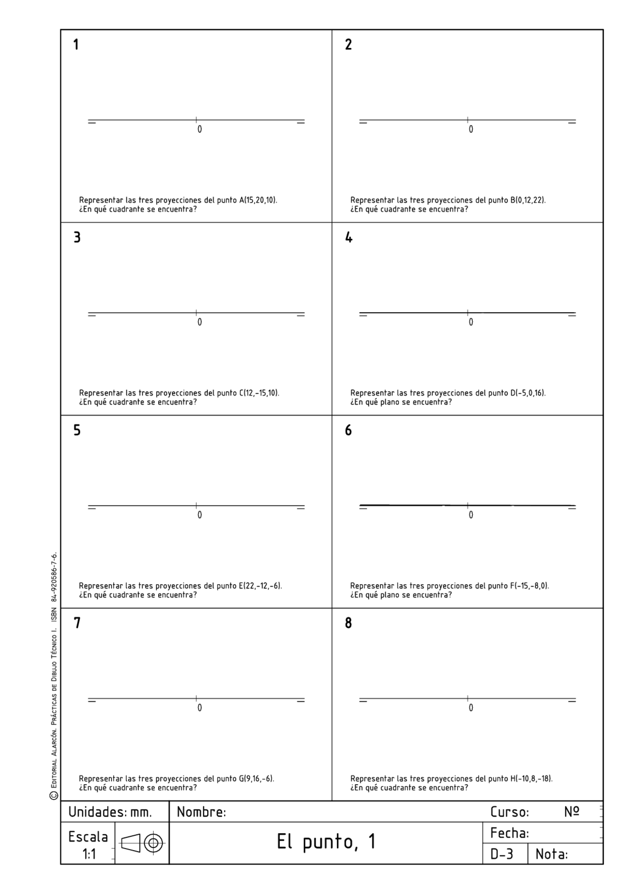 Dibujo Tecnico 2 Fichas Exercises Of Design Docsity