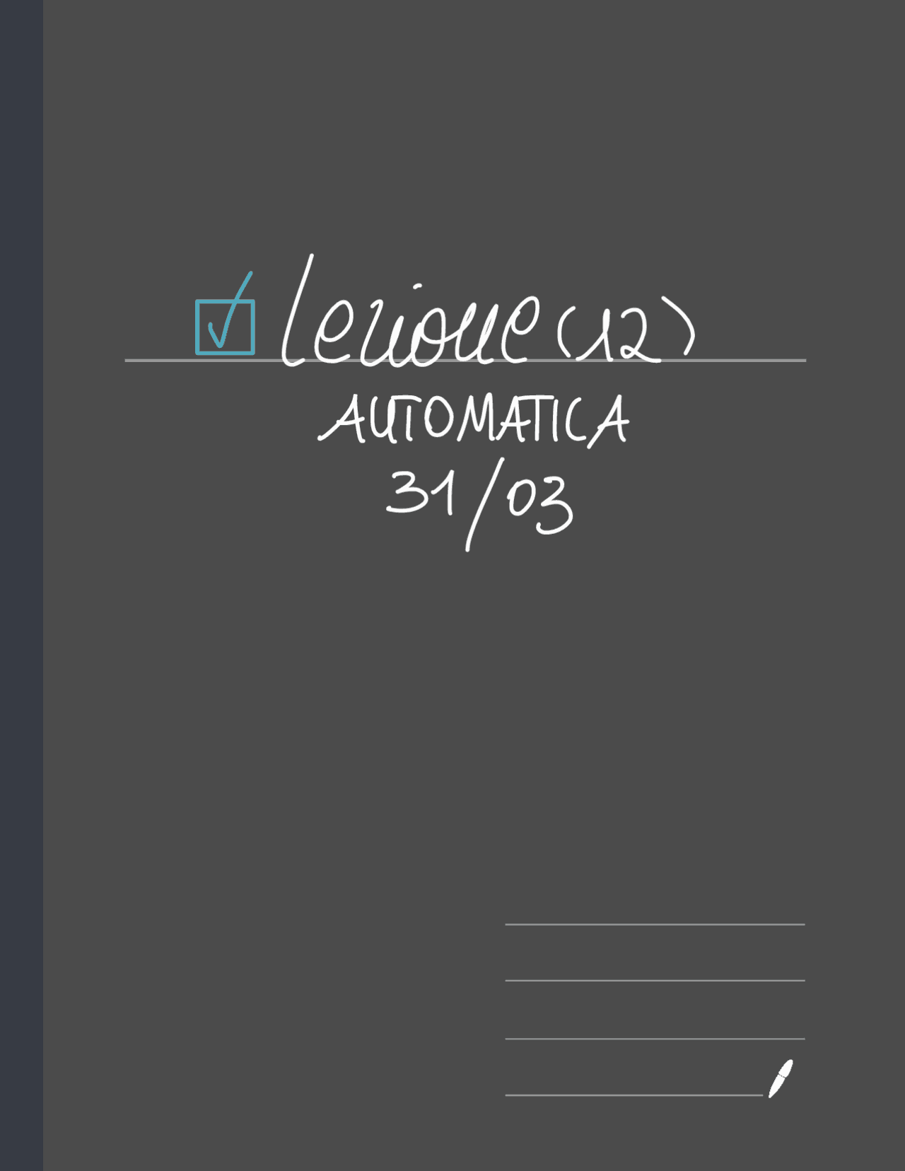 Lezione 12 Automatica Appunti Di Automatica Docsity