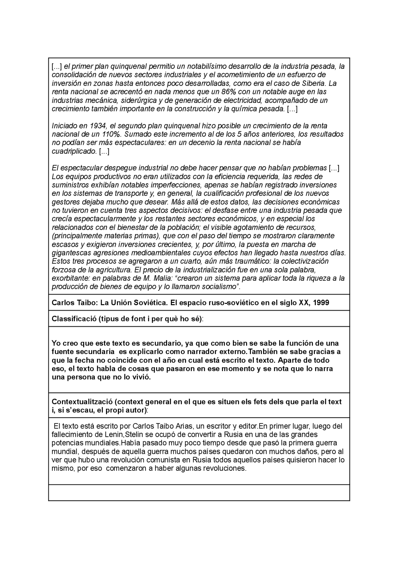 Comentario de texto Sociales El texto está escrito por Benito Mussolini ...
