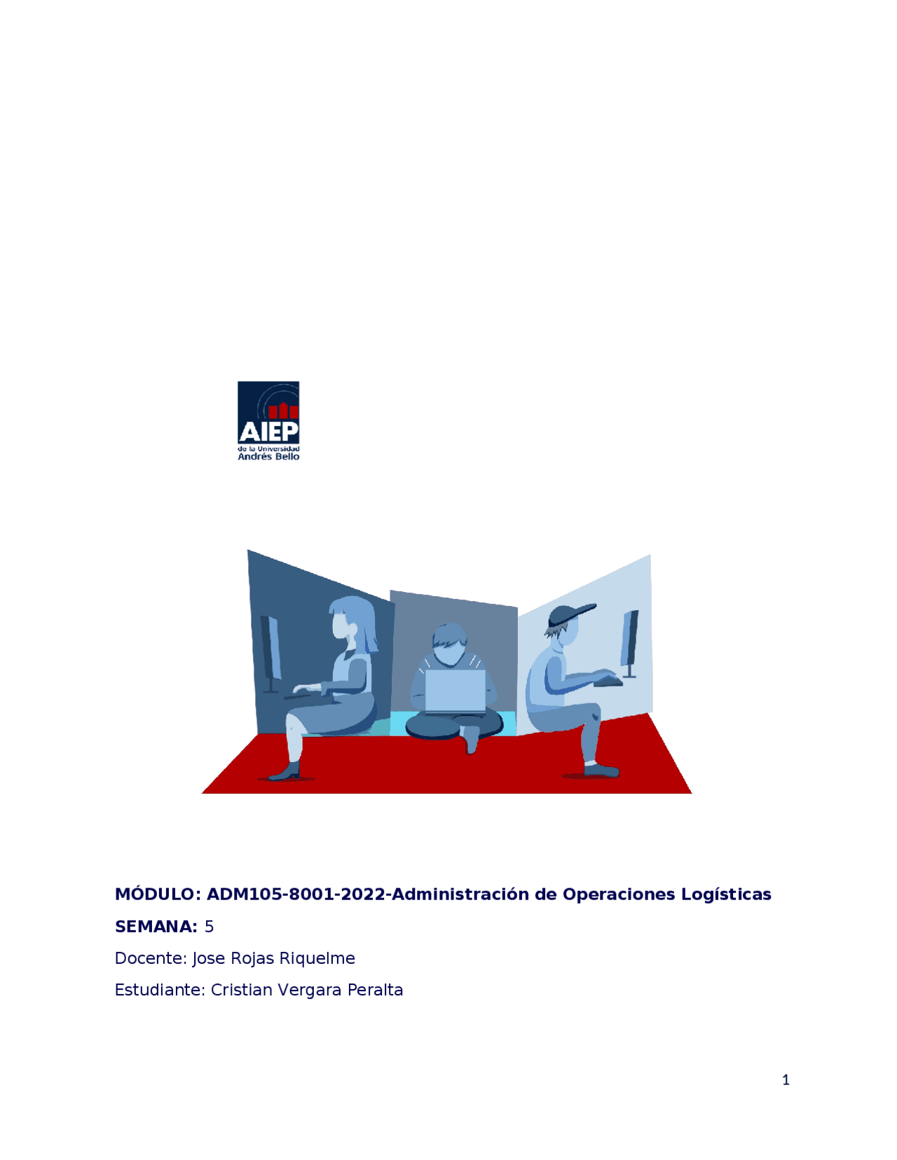 PLANILLA DE TRABAJO LOGISTICA AIEP | Ejercicios de Logística | Docsity