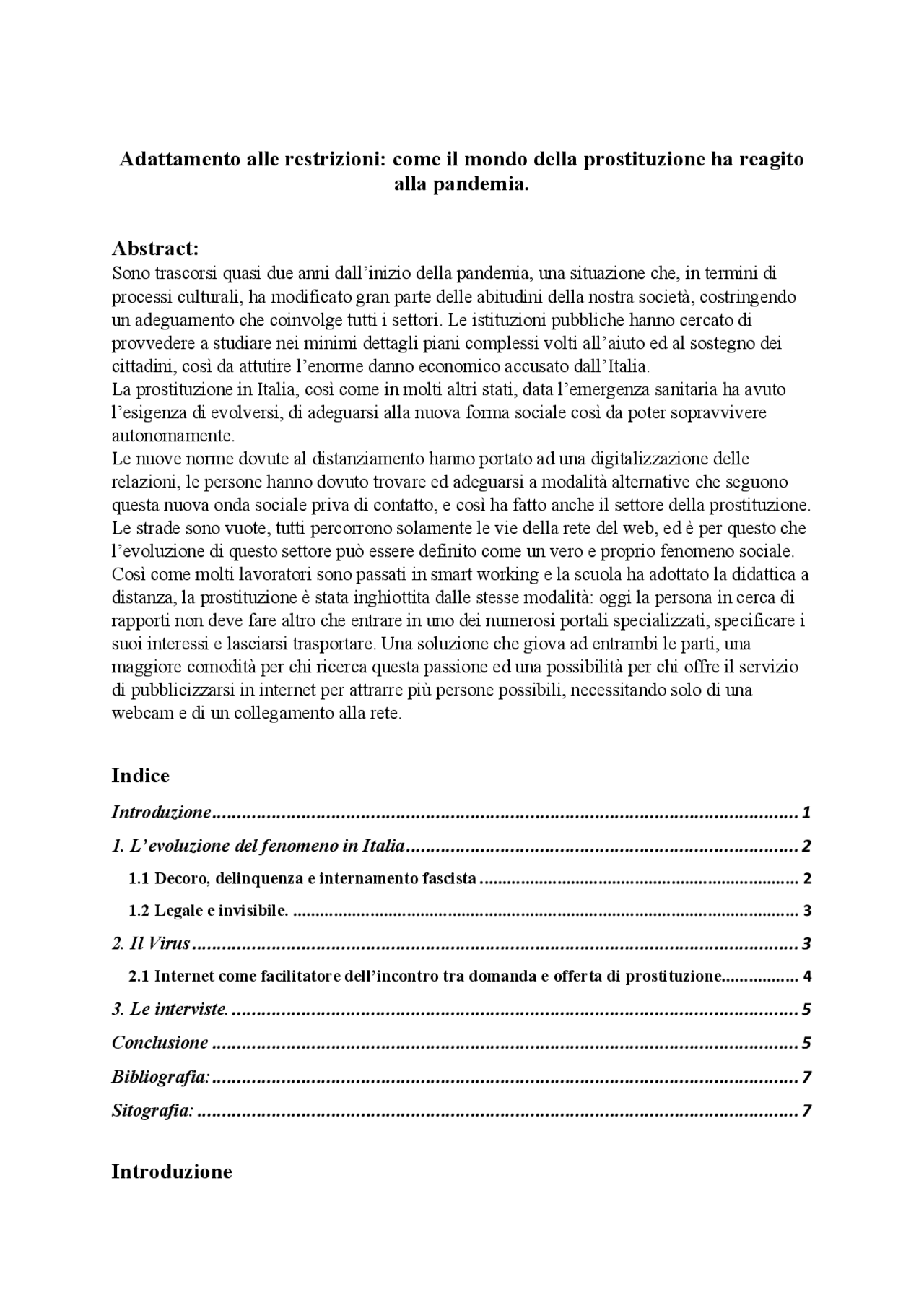Esempio paper per corso di Sociologia dei processi culturali | Guide, Progetti e Ricerche di ...