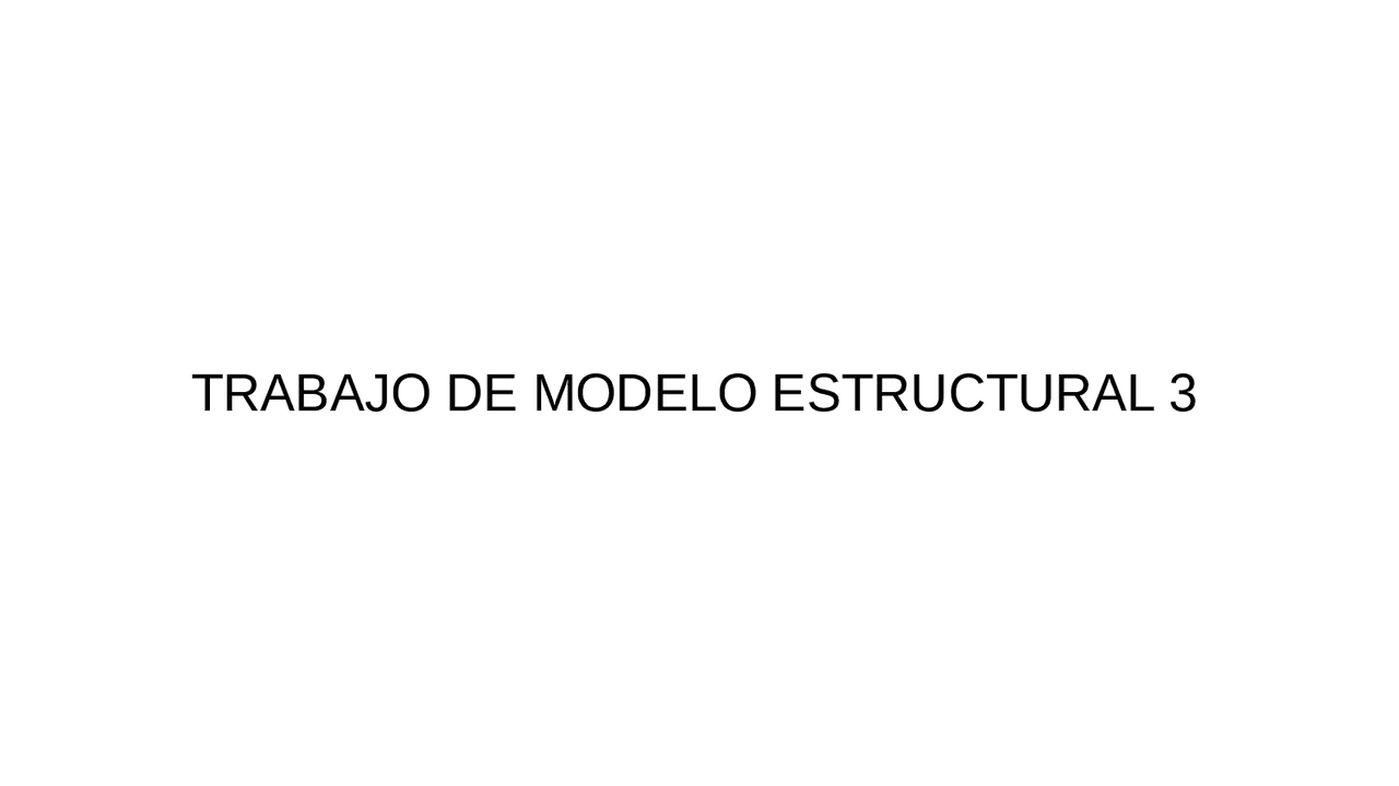 Modelo estructural del curso de estructuras | Guías, Proyectos ...