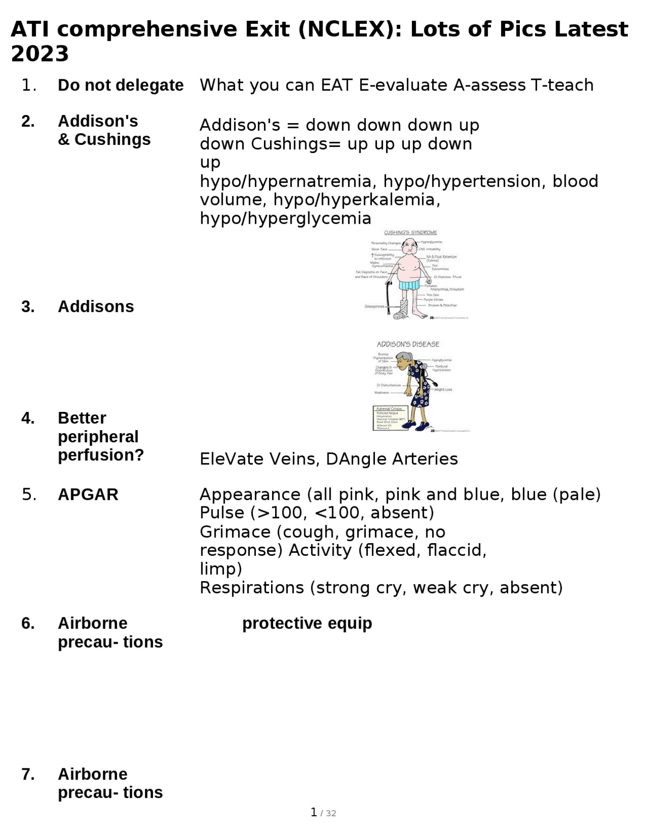 ATI comprehensive Exit (NCLEX): Lots of Pics Latest 2023 | Exams ...