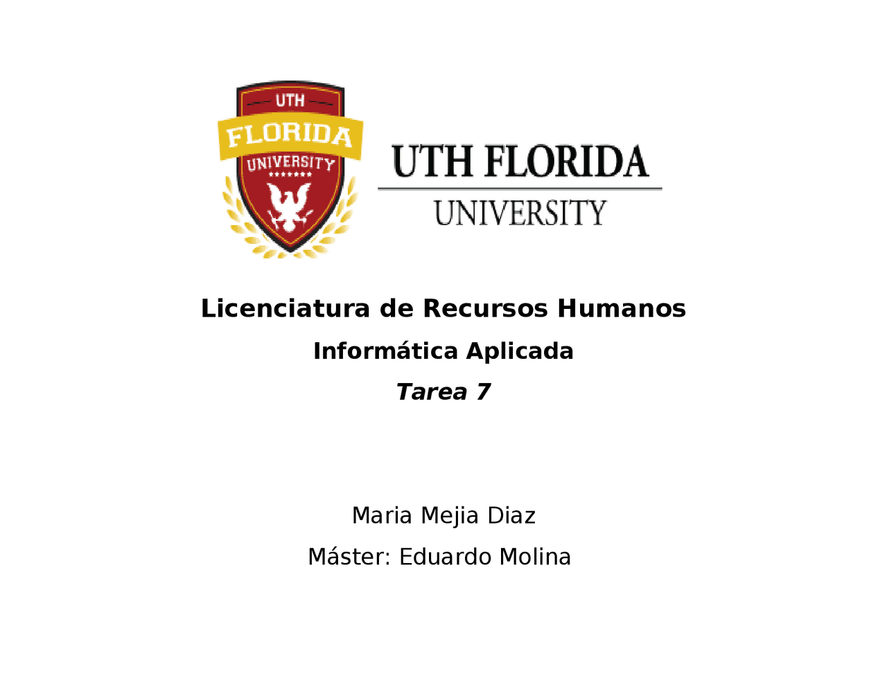 Informática Aplicada Ejercicios De Informática Docsity