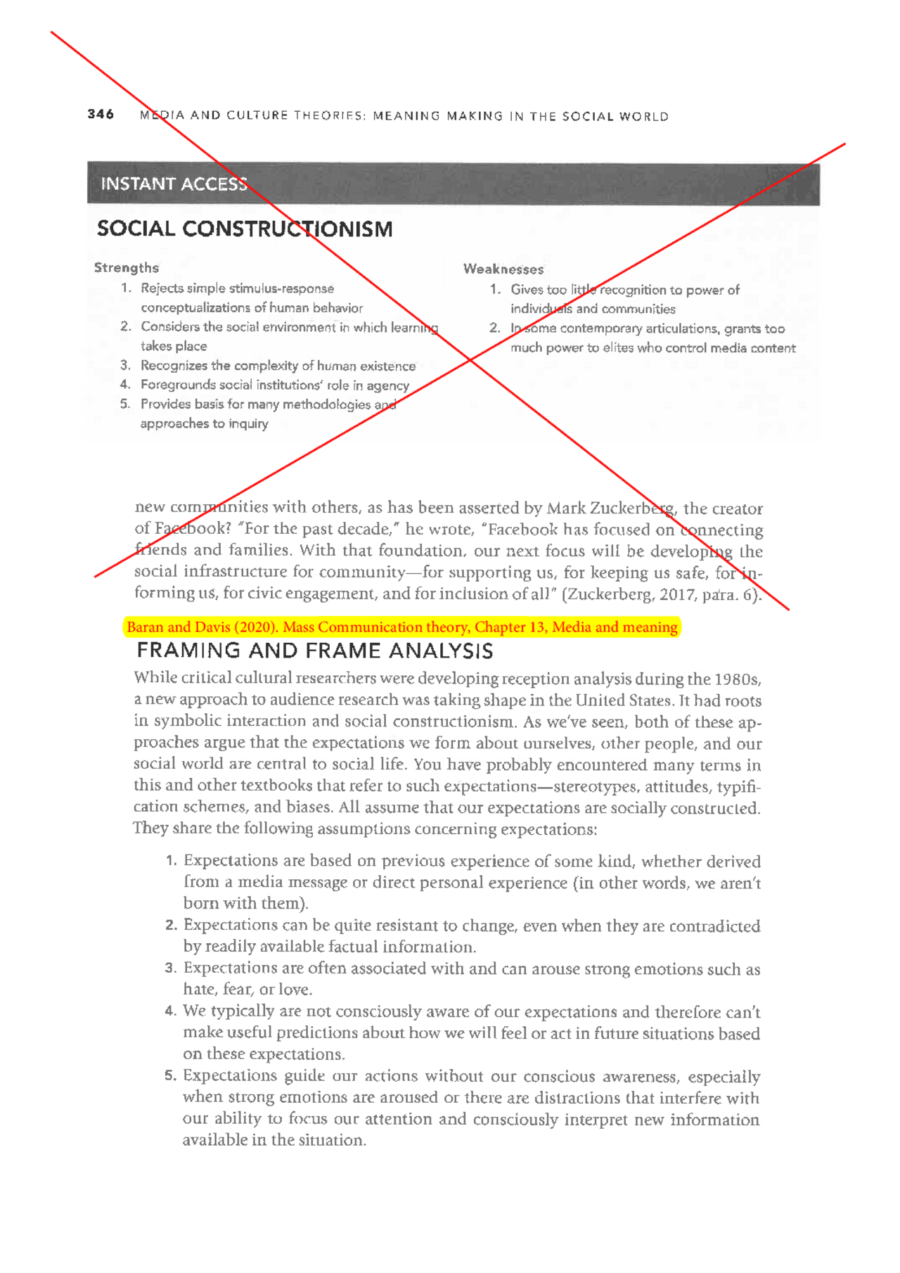 Framing theories from Baran Davis | Apuntes de Teorías de Comunicación ...