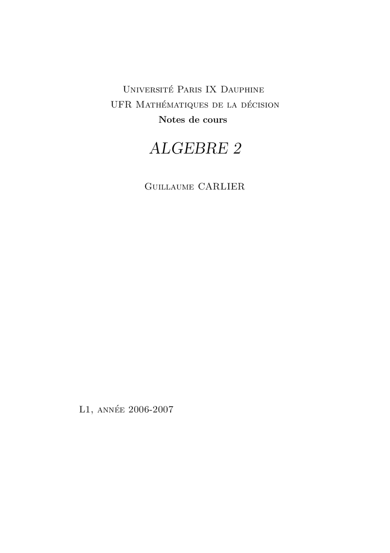 Algébre Linéaire Mathématiques Cheat Sheet Algebra Docsity