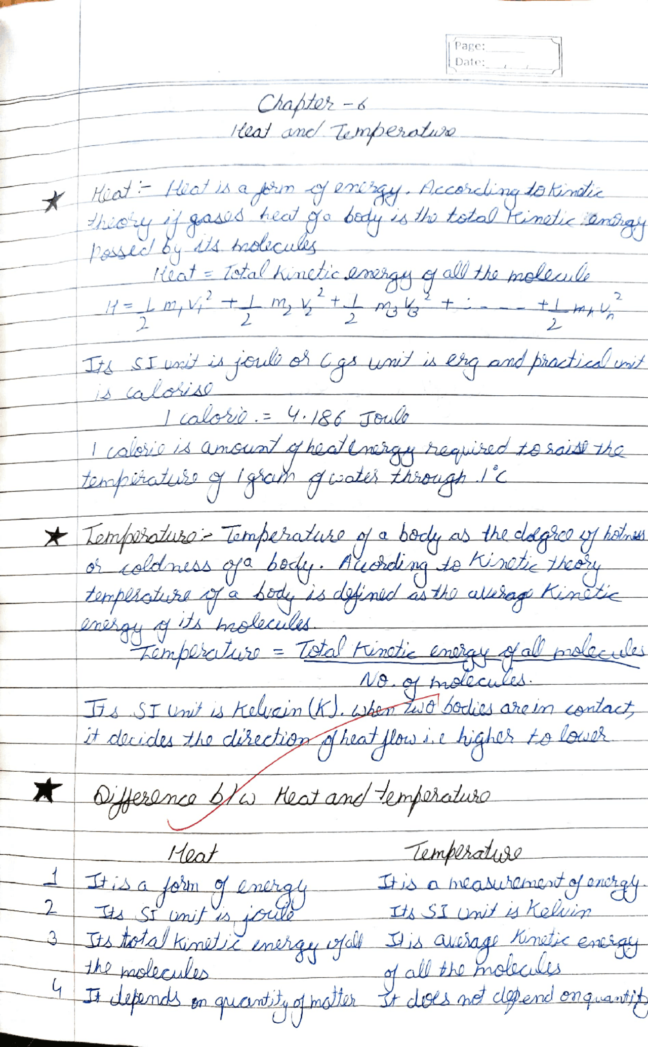 Heat And Temperature Lecture Notes Physics Docsity