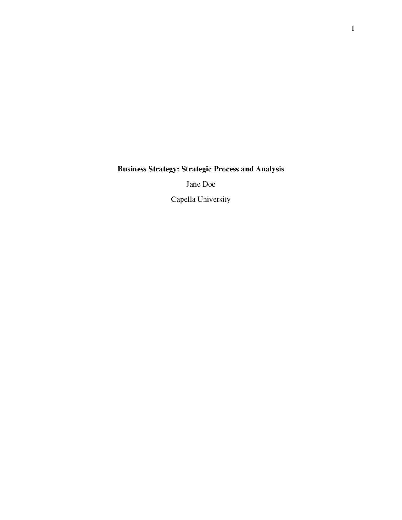 MBA FPX 5006 Assessment 1 | Assignments Business Administration | Docsity