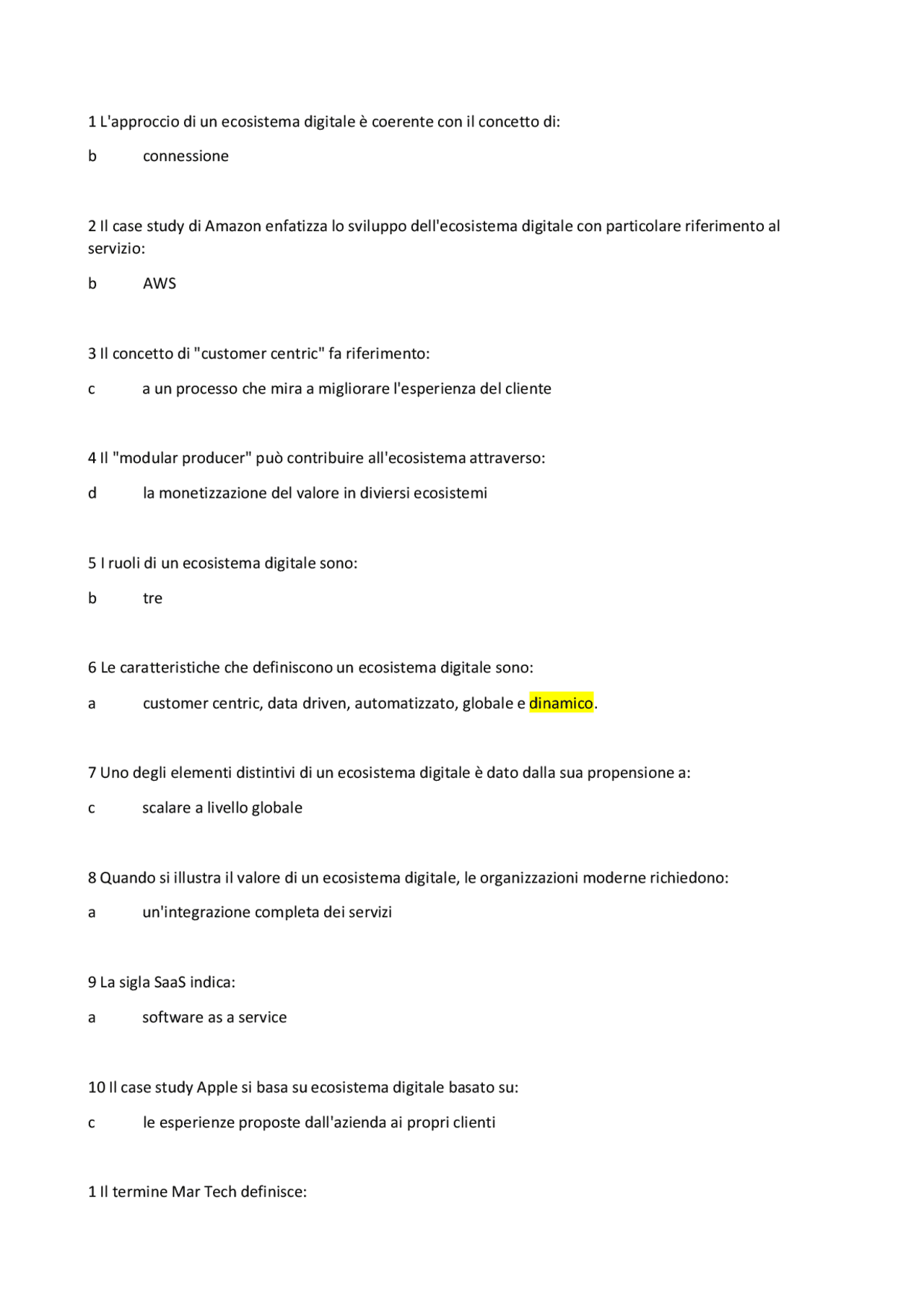 Elementi Di Marketing E Digital Advertising Strategy Quiz Fine Moduli