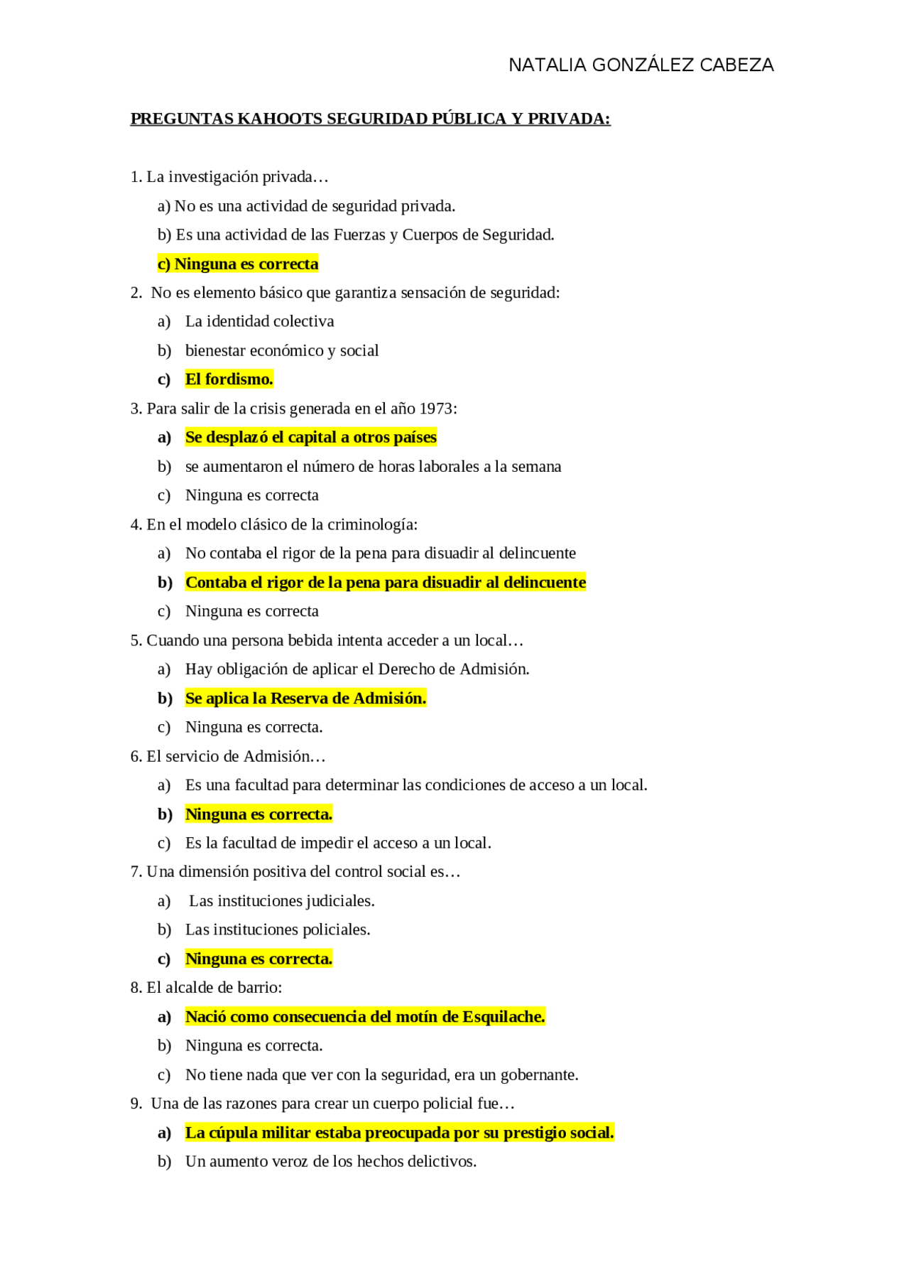 Posibles preguntas de examen de seguridad | Apuntes de Criminología ...