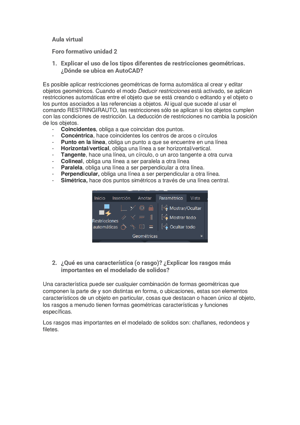 Practica Calificada Autocad Ejercicios De Dibujo Técnico Docsity