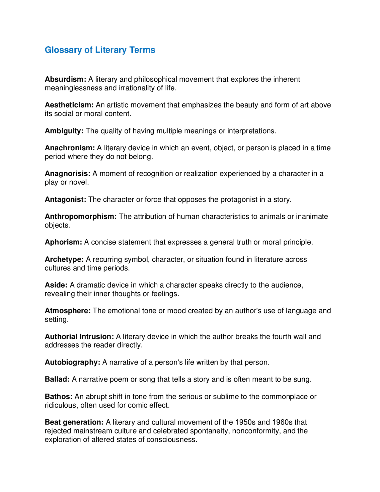 Ambiguity Examples In Literature