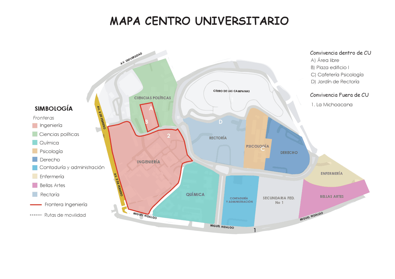 Mapa de la universidad autónoma de Querétaro | Diapositivas de ...
