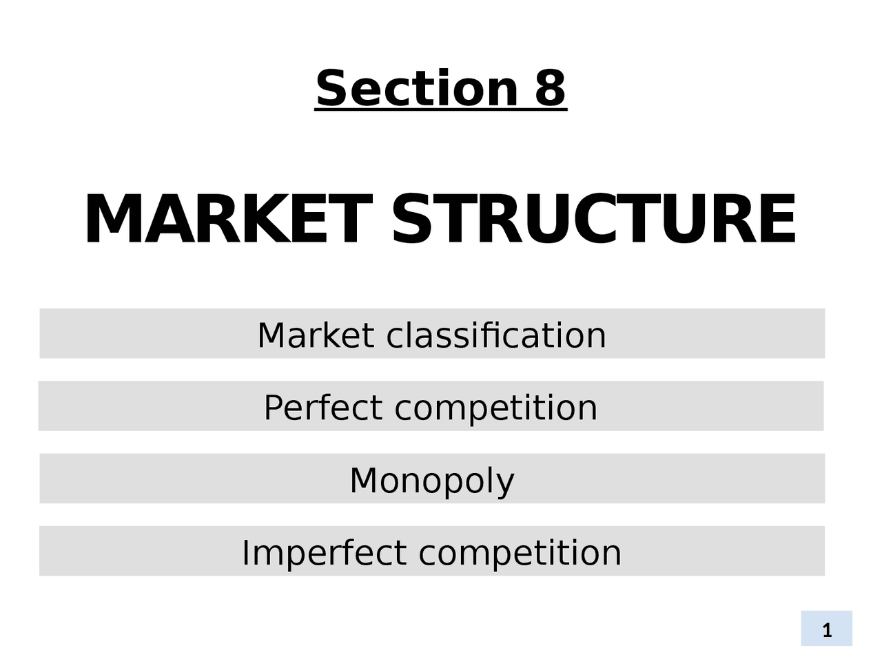 Market Structure: Perfect Competition, Monopoly, and Monopolistic ...