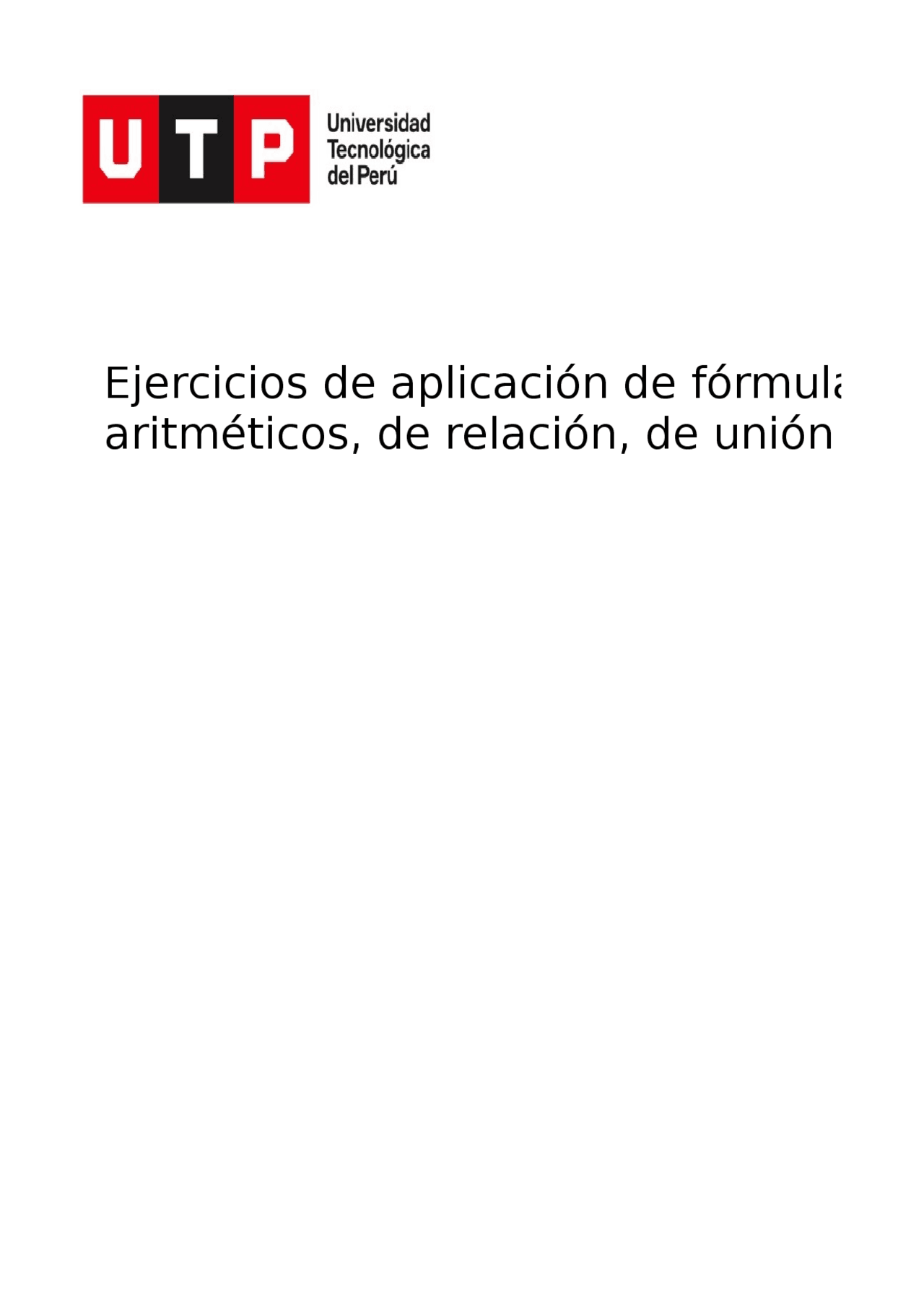 Aplicación de fórmulas y operadores aritméticos en casos comerciales ...