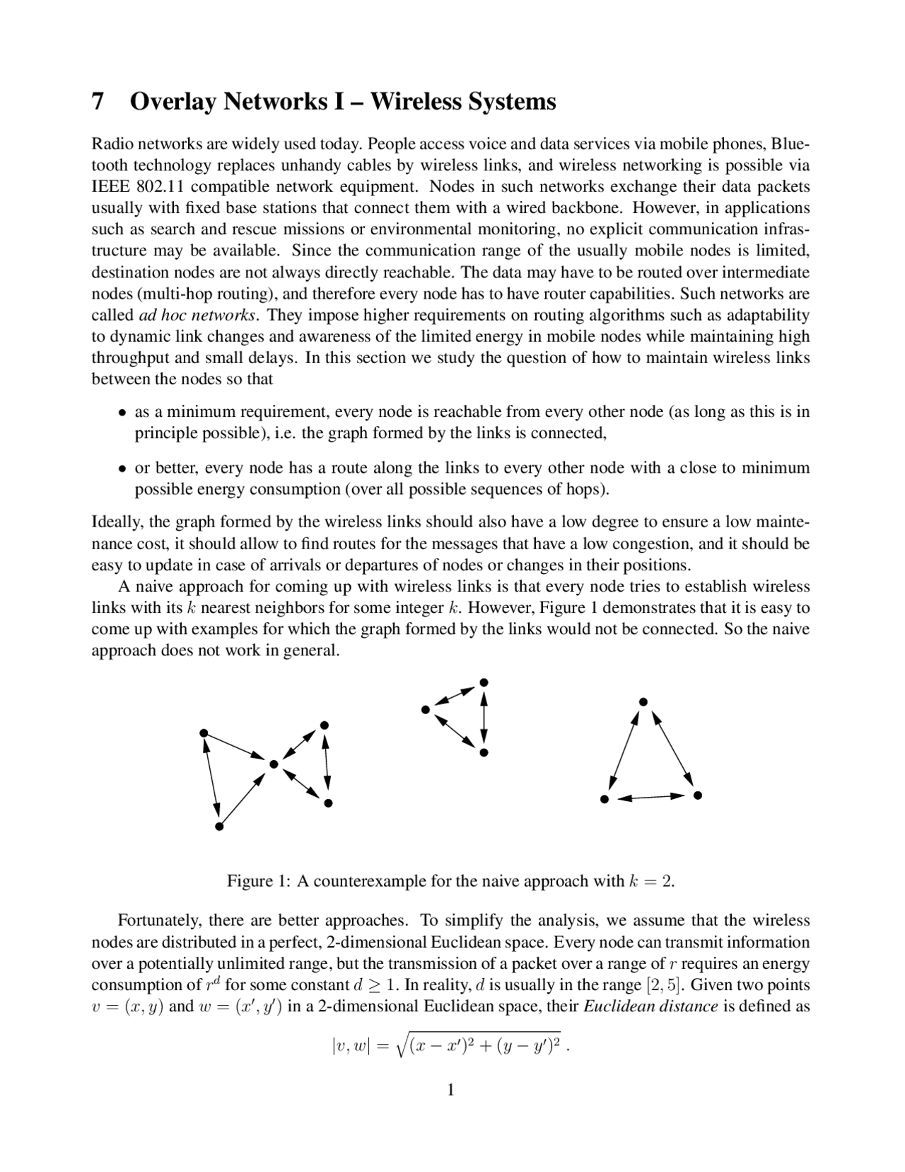 7 Overlay Networks I Wireless Systems Study Notes Network Design