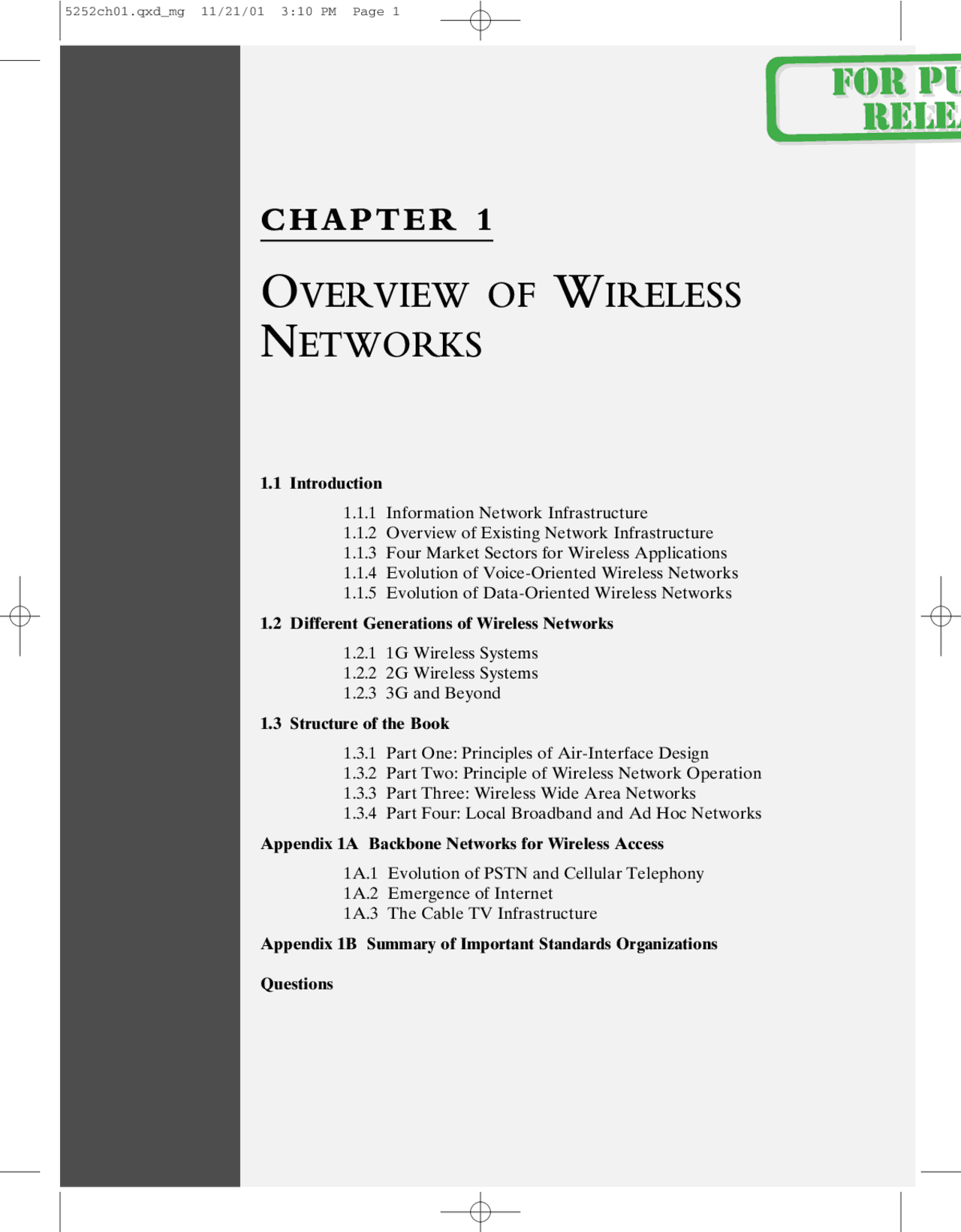 Overview Of Wireless Networks Lecture Notes Wireless Networking Docsity 4966