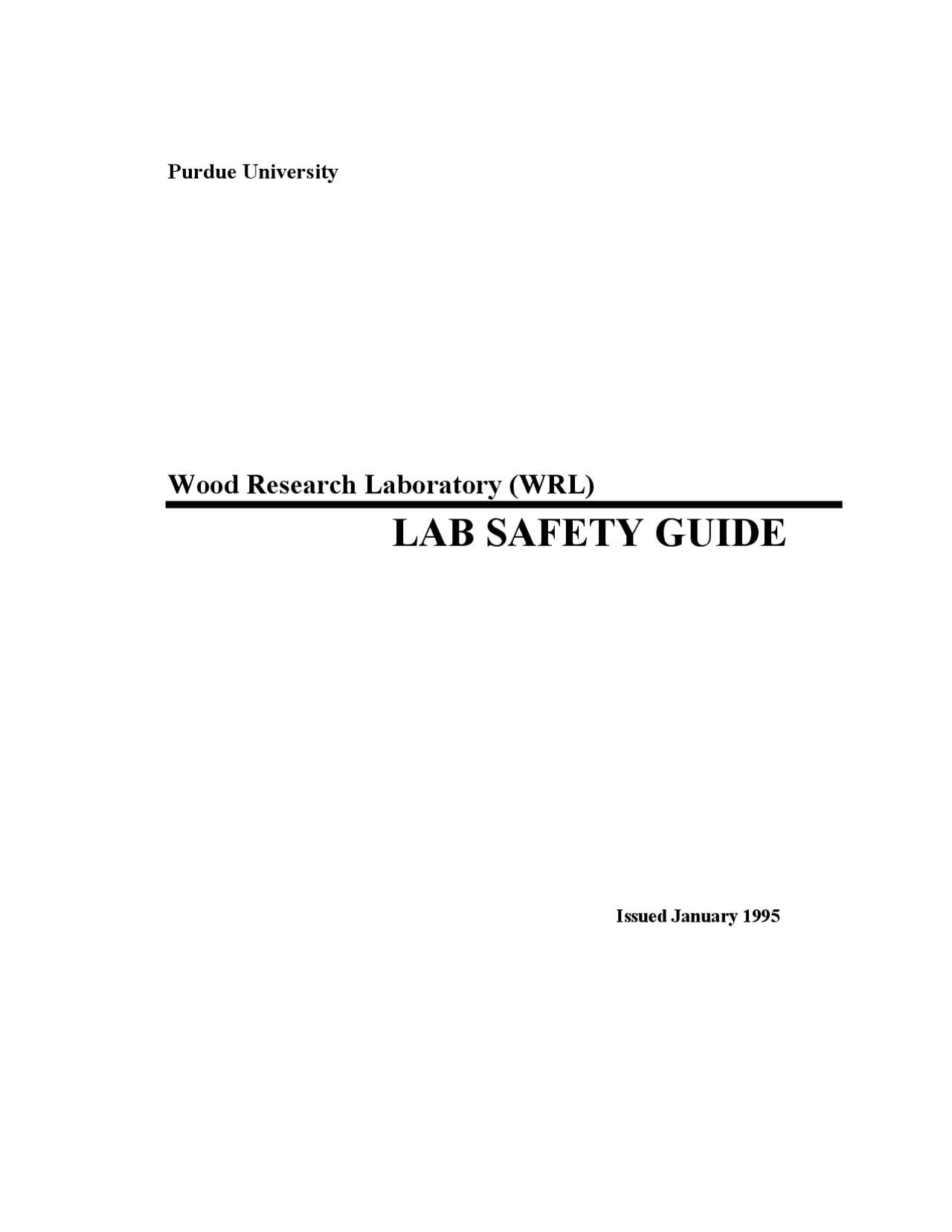 LAB SAFETY GUIDE | Slides Physical Chemistry | Docsity