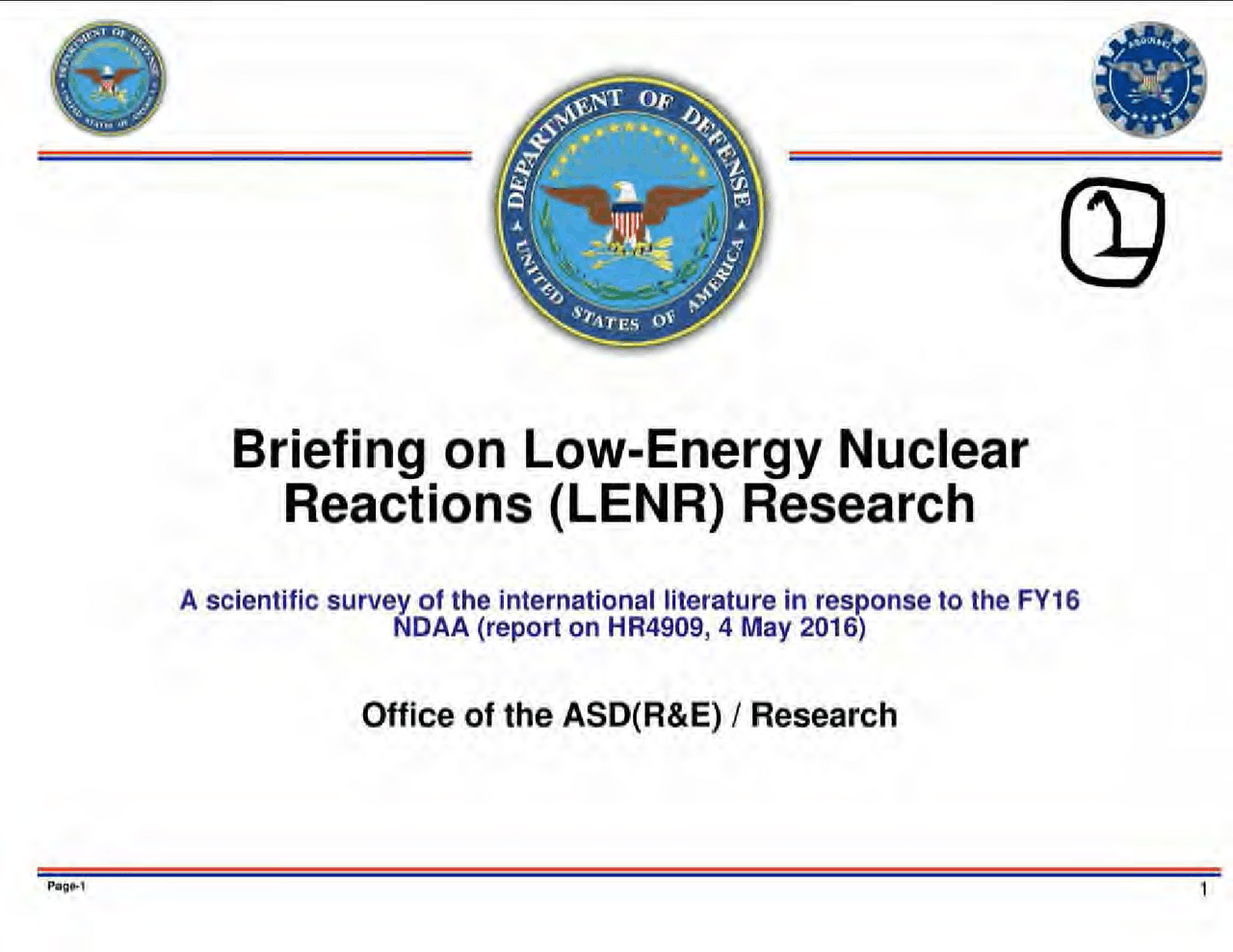 Low-Energy Nuclear Reactions (LENR) Research Briefing | Lecture notes ...