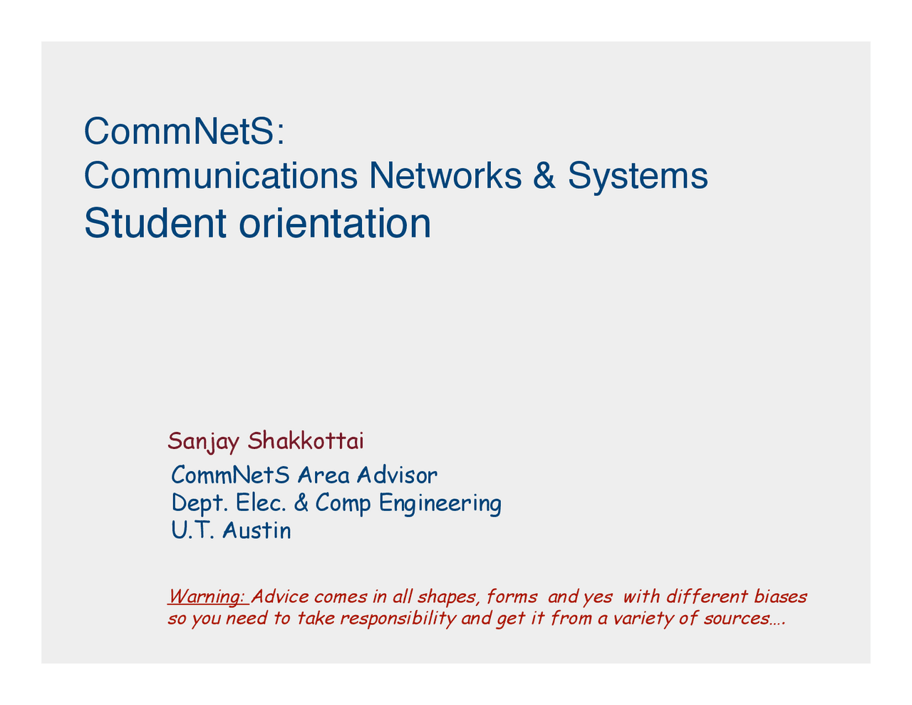 Student orientation | Exercises Network Technologies and TCP/IP | Docsity