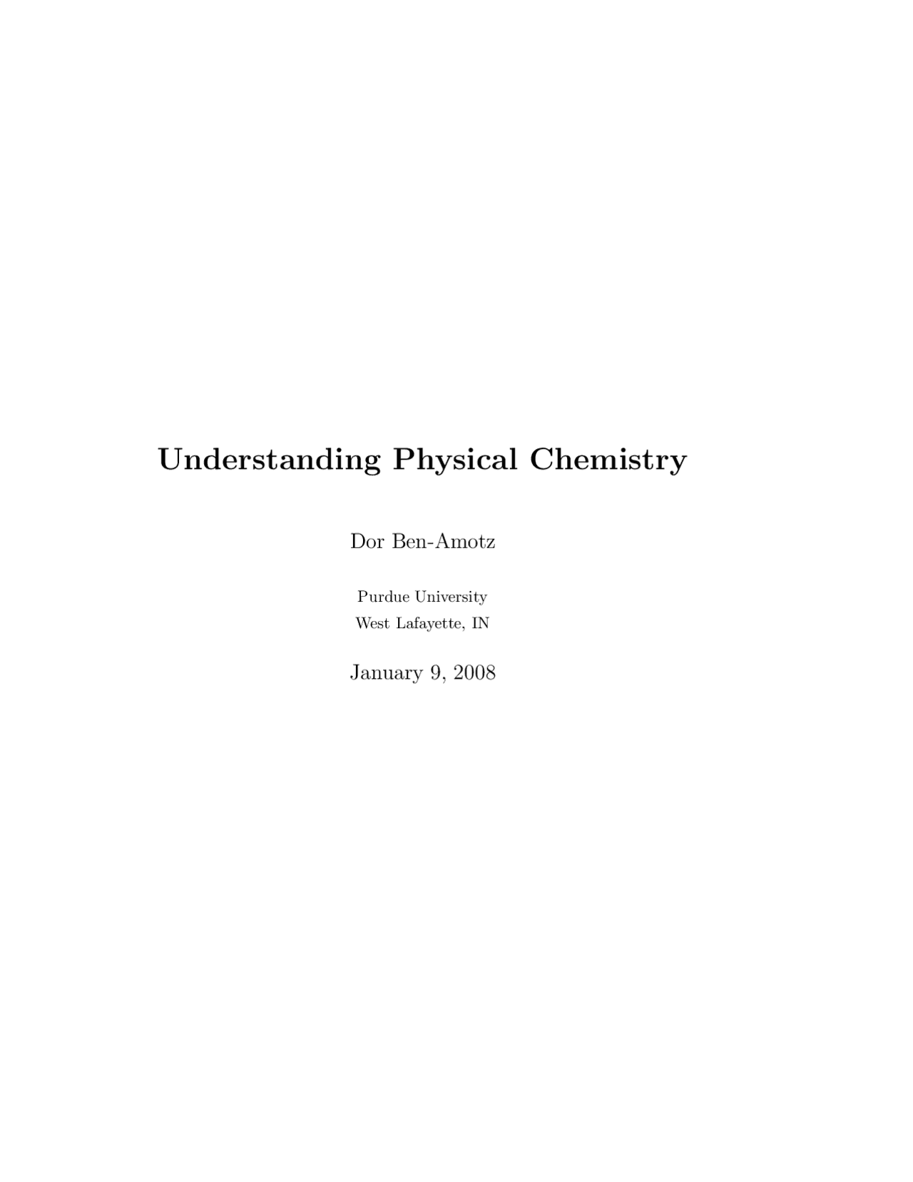Understanding Physical Chemistry | Lecture notes Physical Chemistry ...