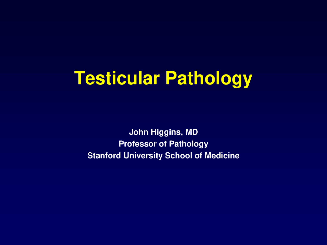 Testicular Pathology Lecture Notes Pathophysiology Docsity