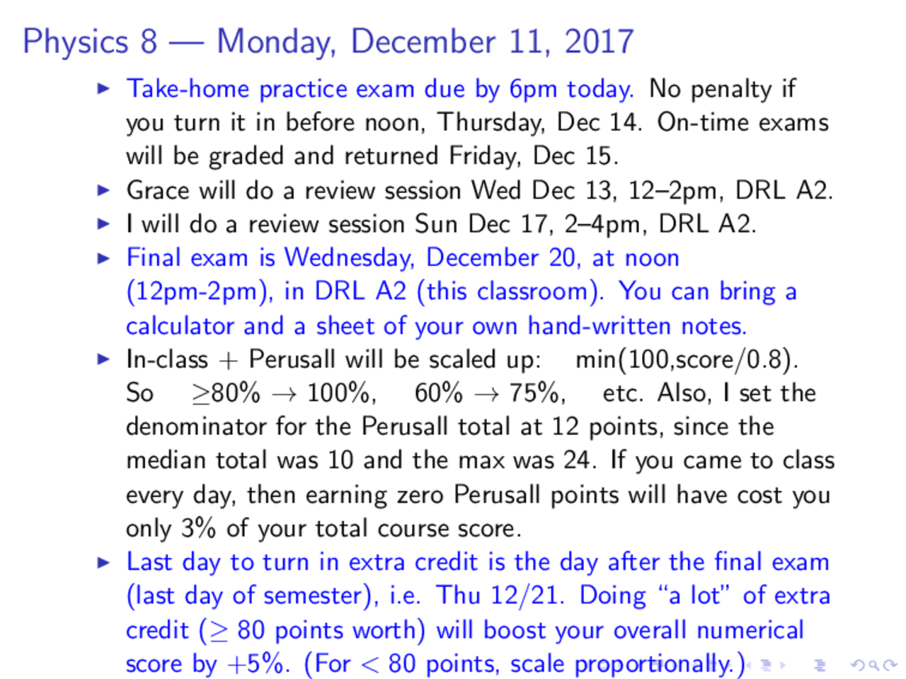 Physics 8 Course Information | Study notes Optics | Docsity