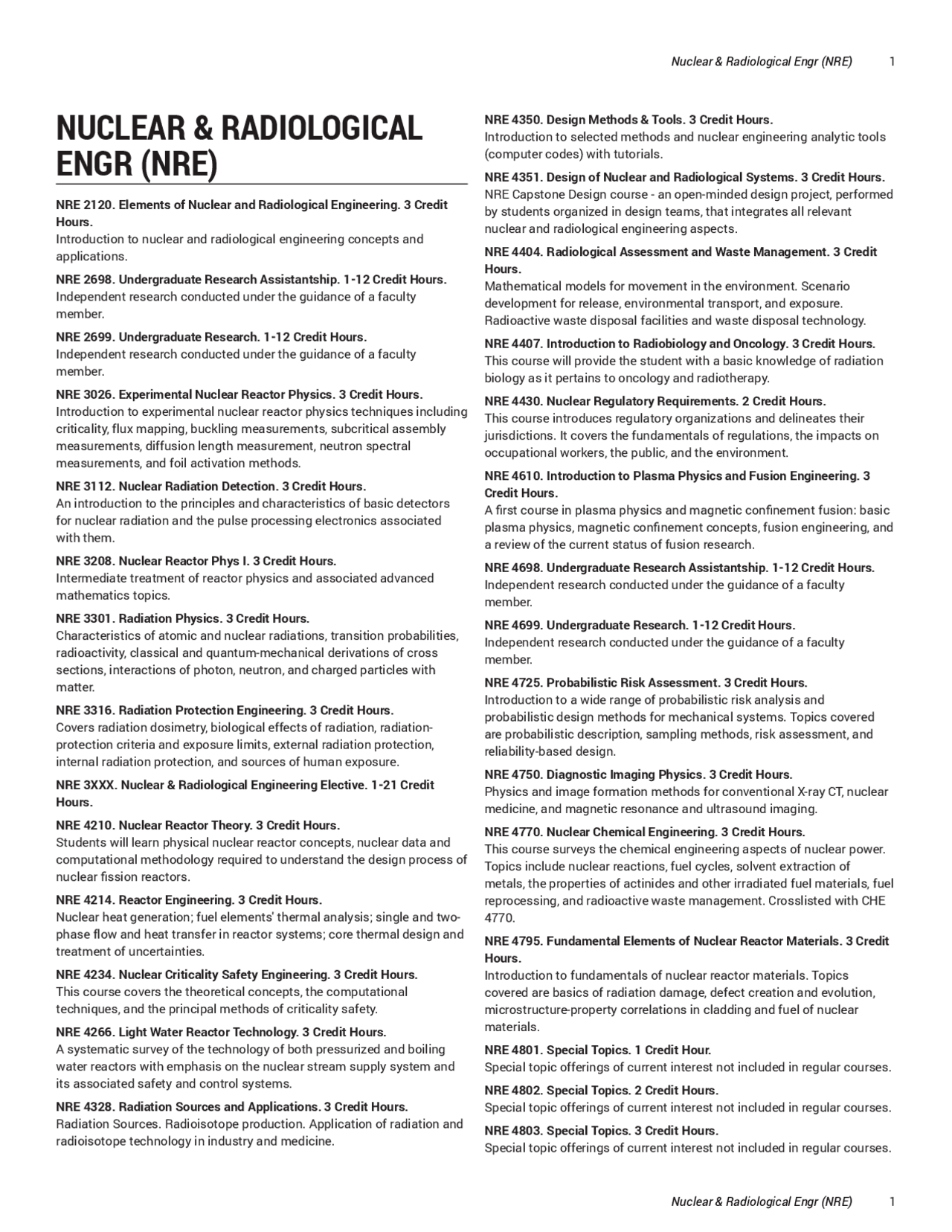 Nuclear and Radiological Engineering Courses | Study notes Nuclear ...