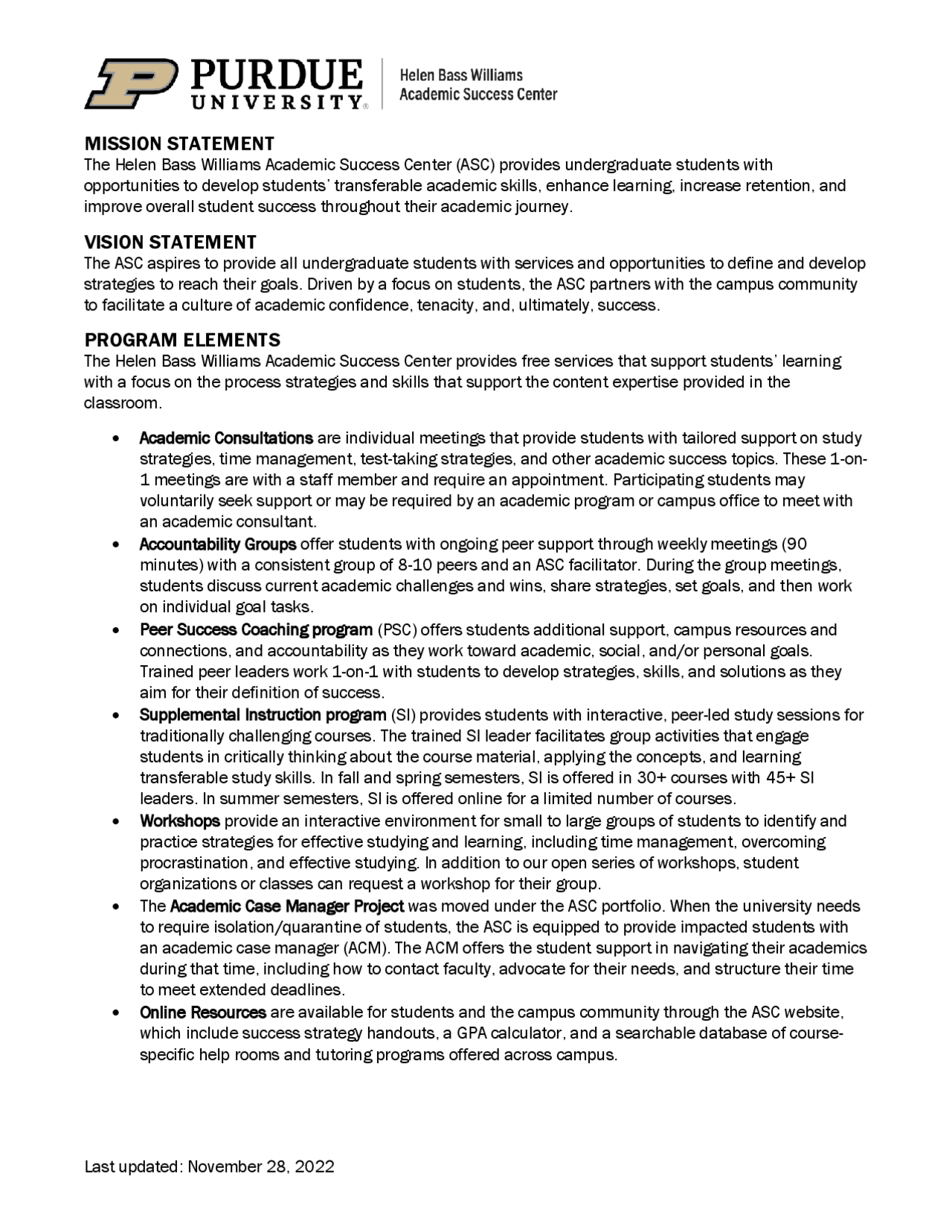 Academic Success Center at a University | Study notes Investment ...