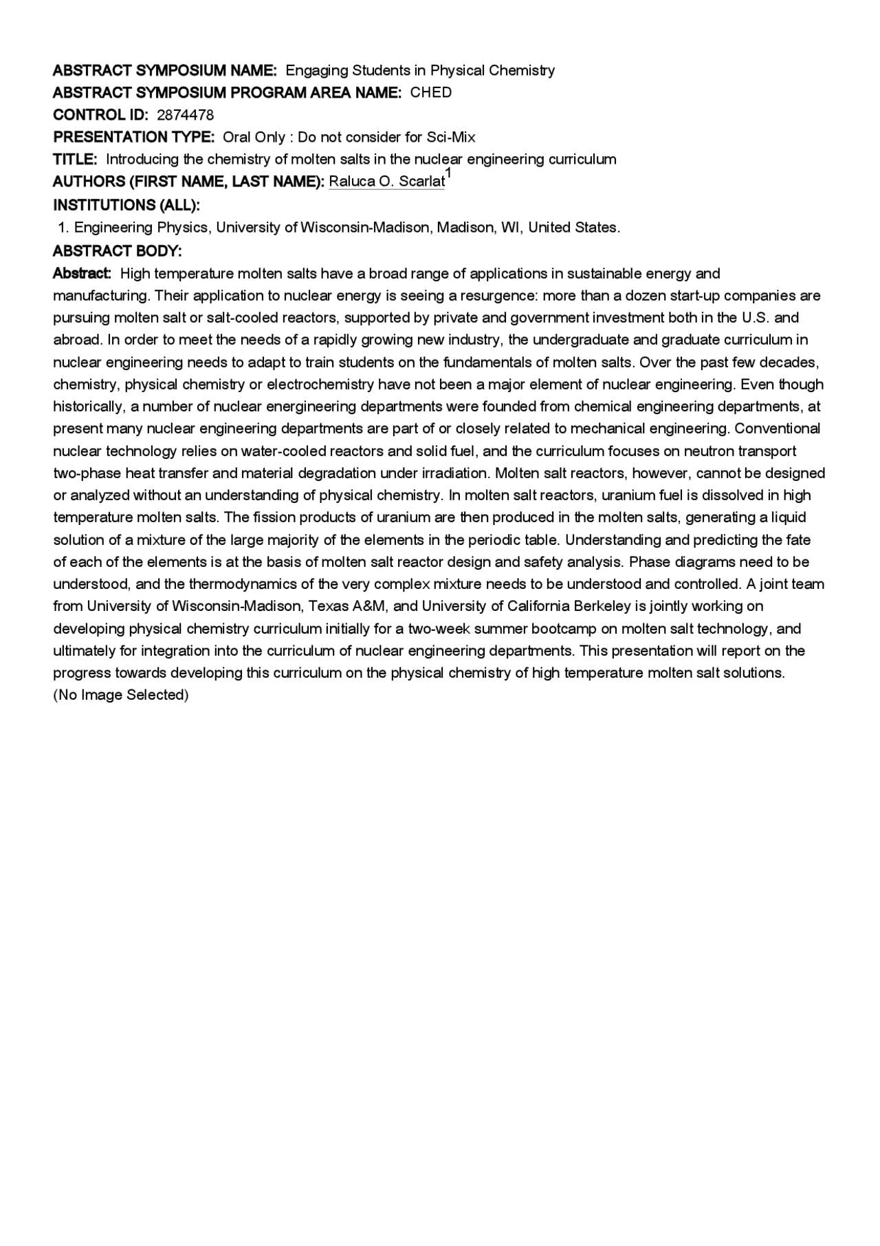 Introducing the chemistry of molten salts in the nuclear engineering ...