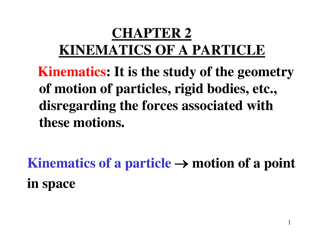 Chapter 2 Kinematics Of A Particle Lecture Notes Particle Physics