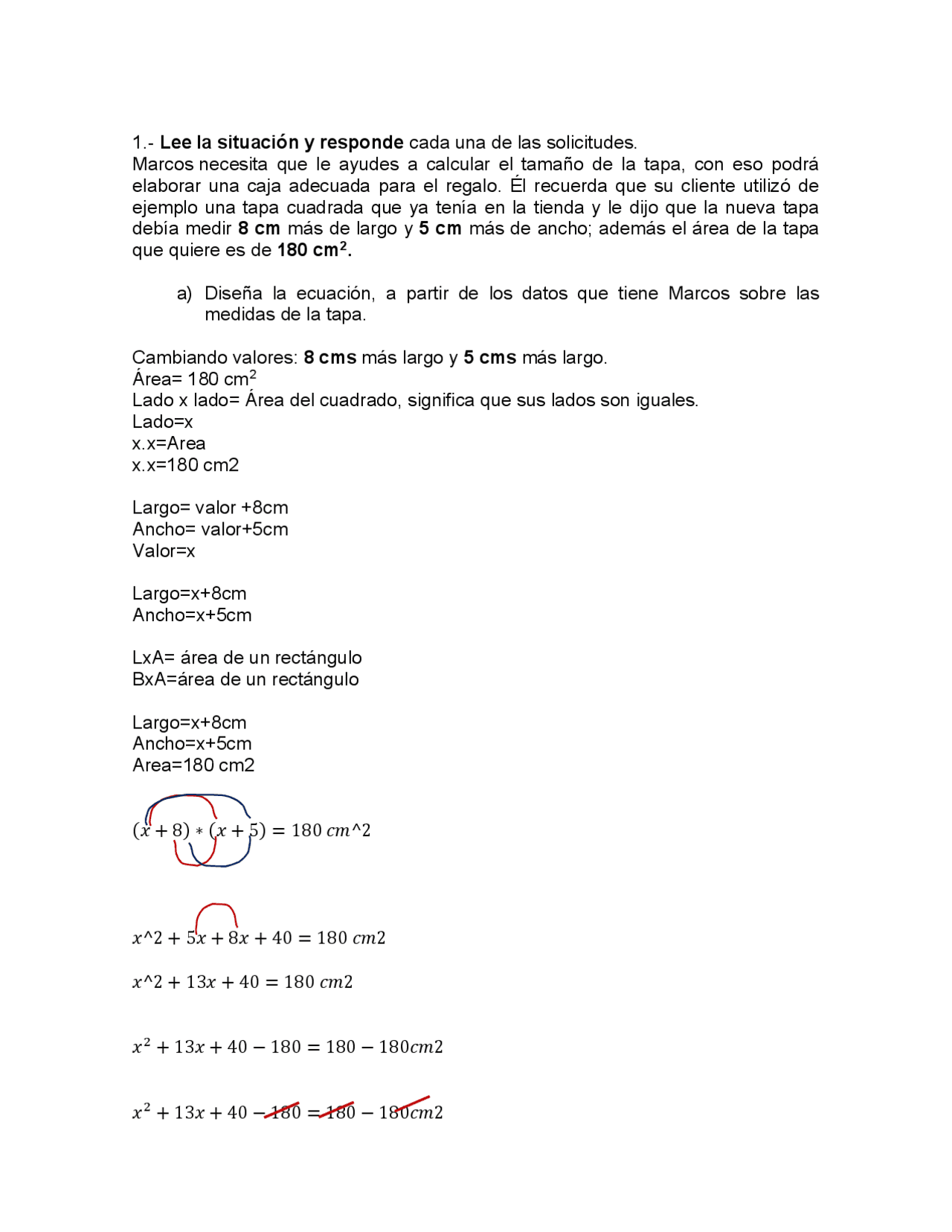 Tarea Modulo 11 La Caja Ejercicios De Matemáticas Docsity