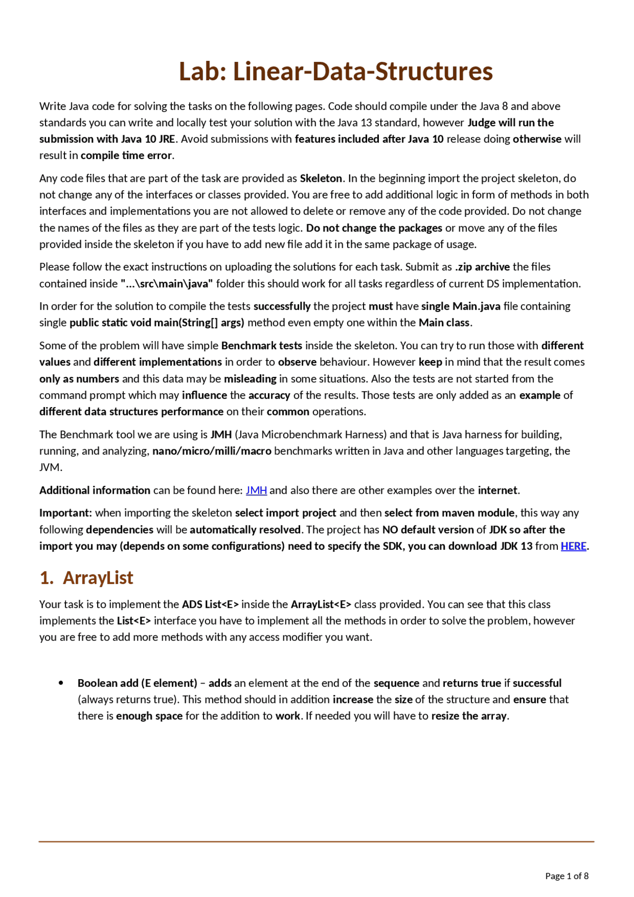 Information of Technology | Exercises Information Technology | Docsity