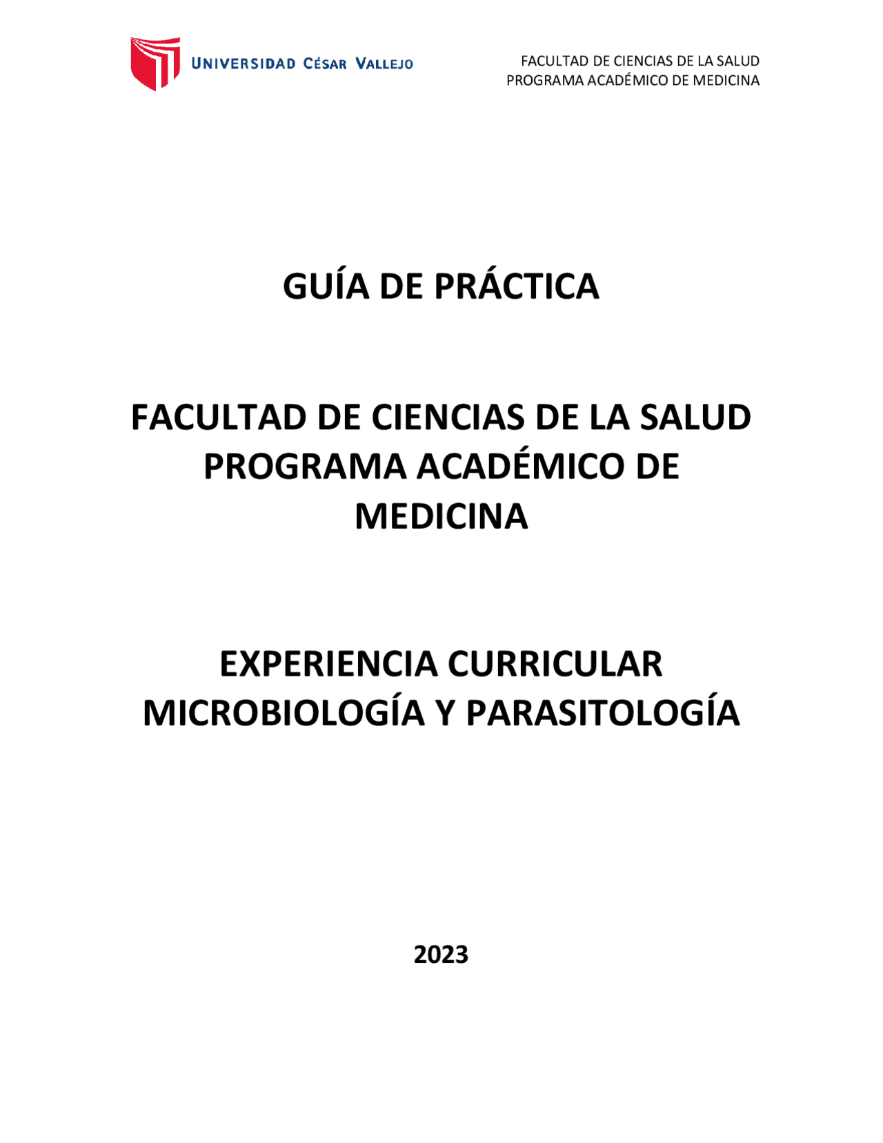 Guía practica de microbiología y parasitología de la universidad privada | Guías, Proyectos ...
